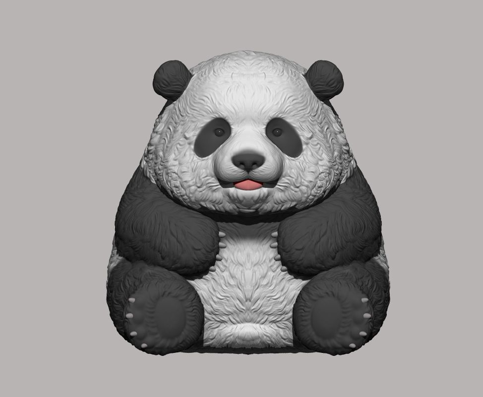 Realistic panda | 3D models download | Creality Cloud