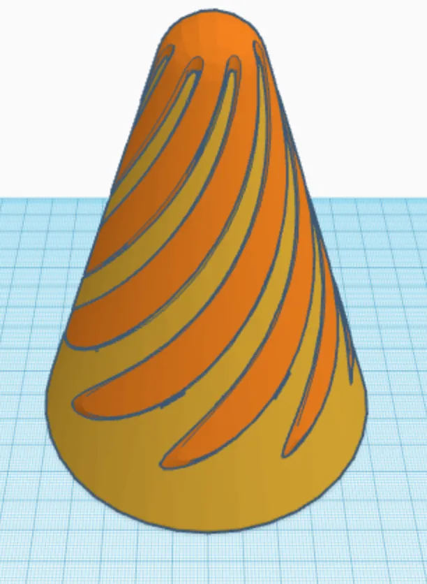 Big Spiral Passthrough cone | 3D models download | Creality Cloud