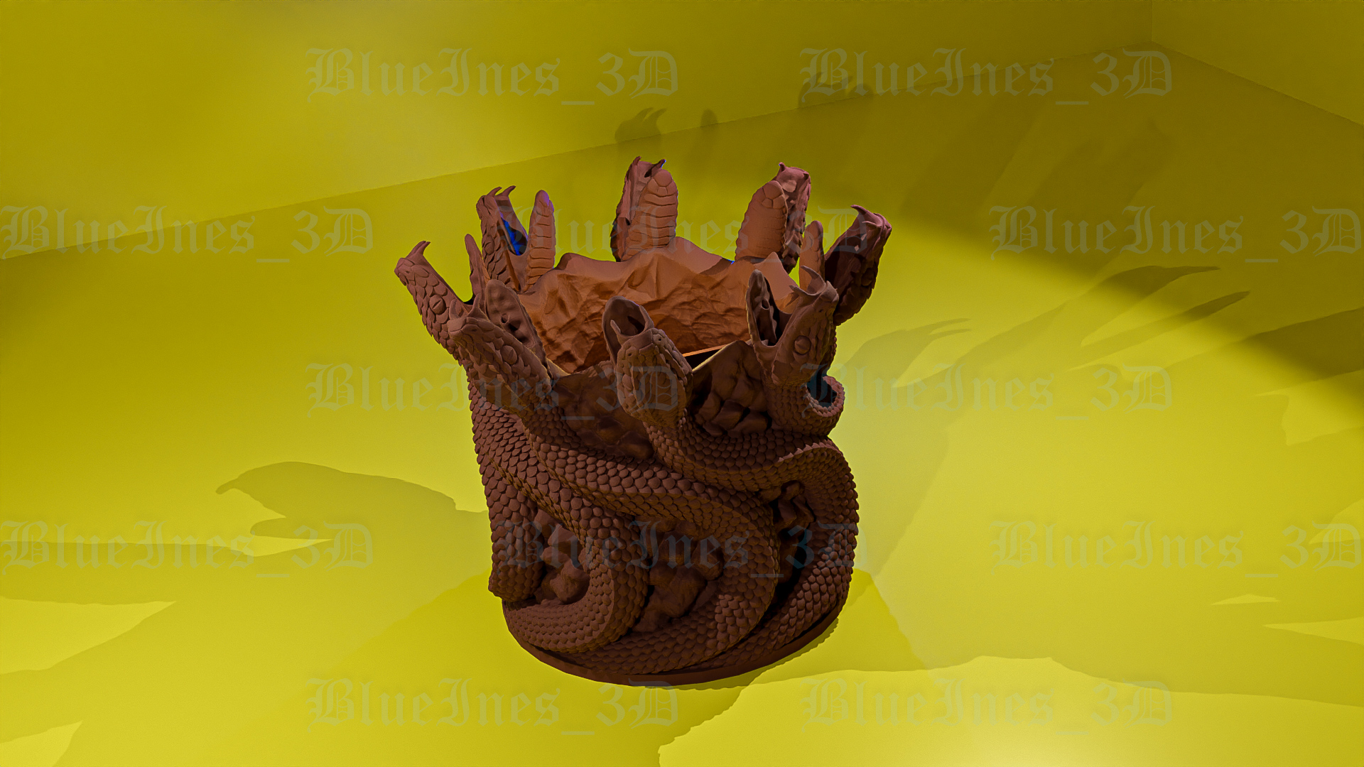 Snake Pen holder | 3D models download | Creality Cloud