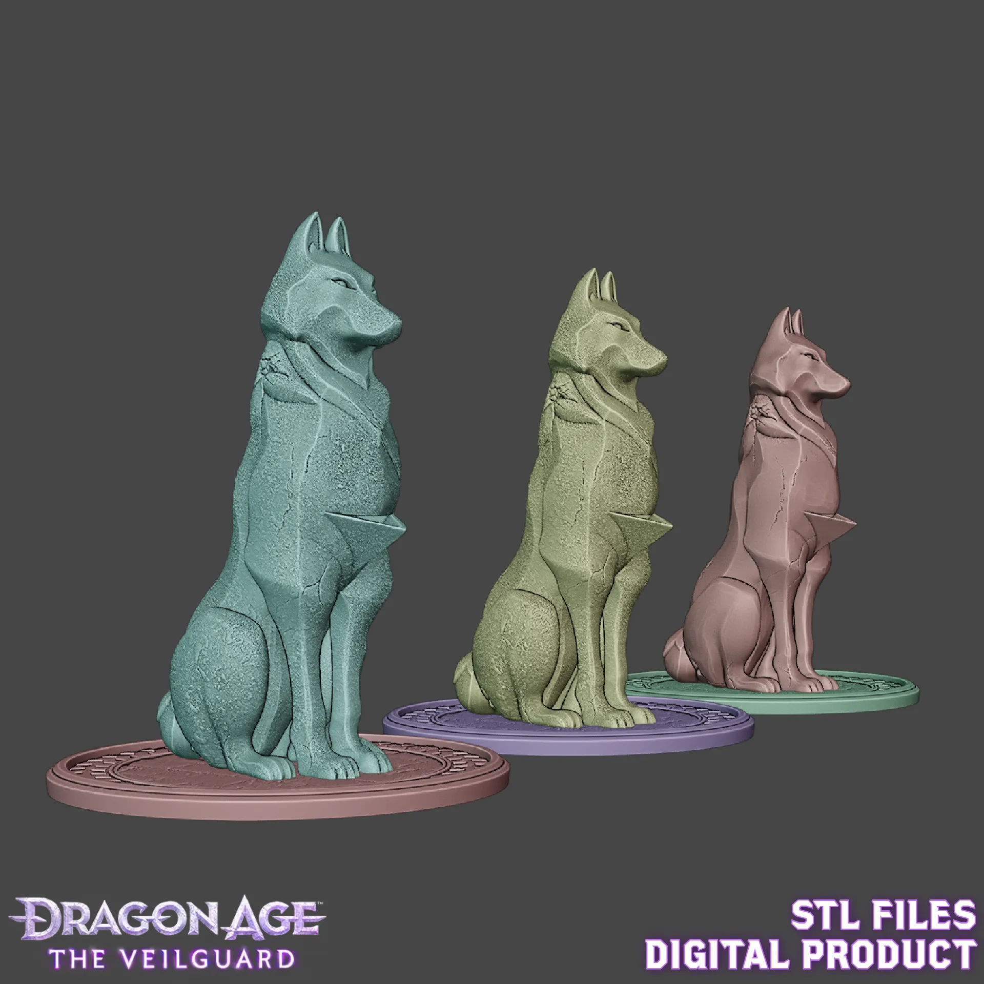 Characters & Creatures STL Download - Statue of Fen'Harel, the Dread ...