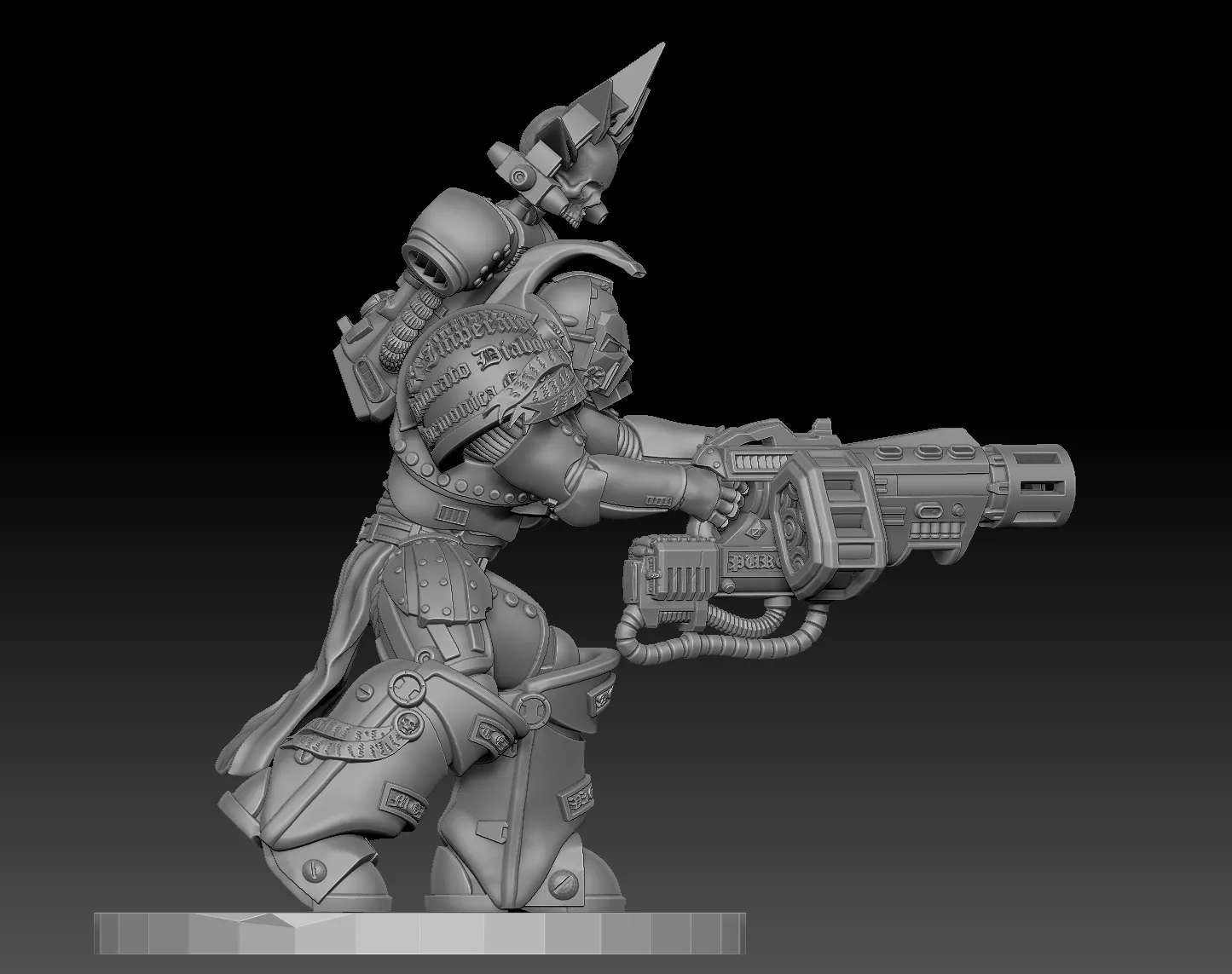 Characters & Creatures STL Download - Steel Sentinel 8by Silent Gil