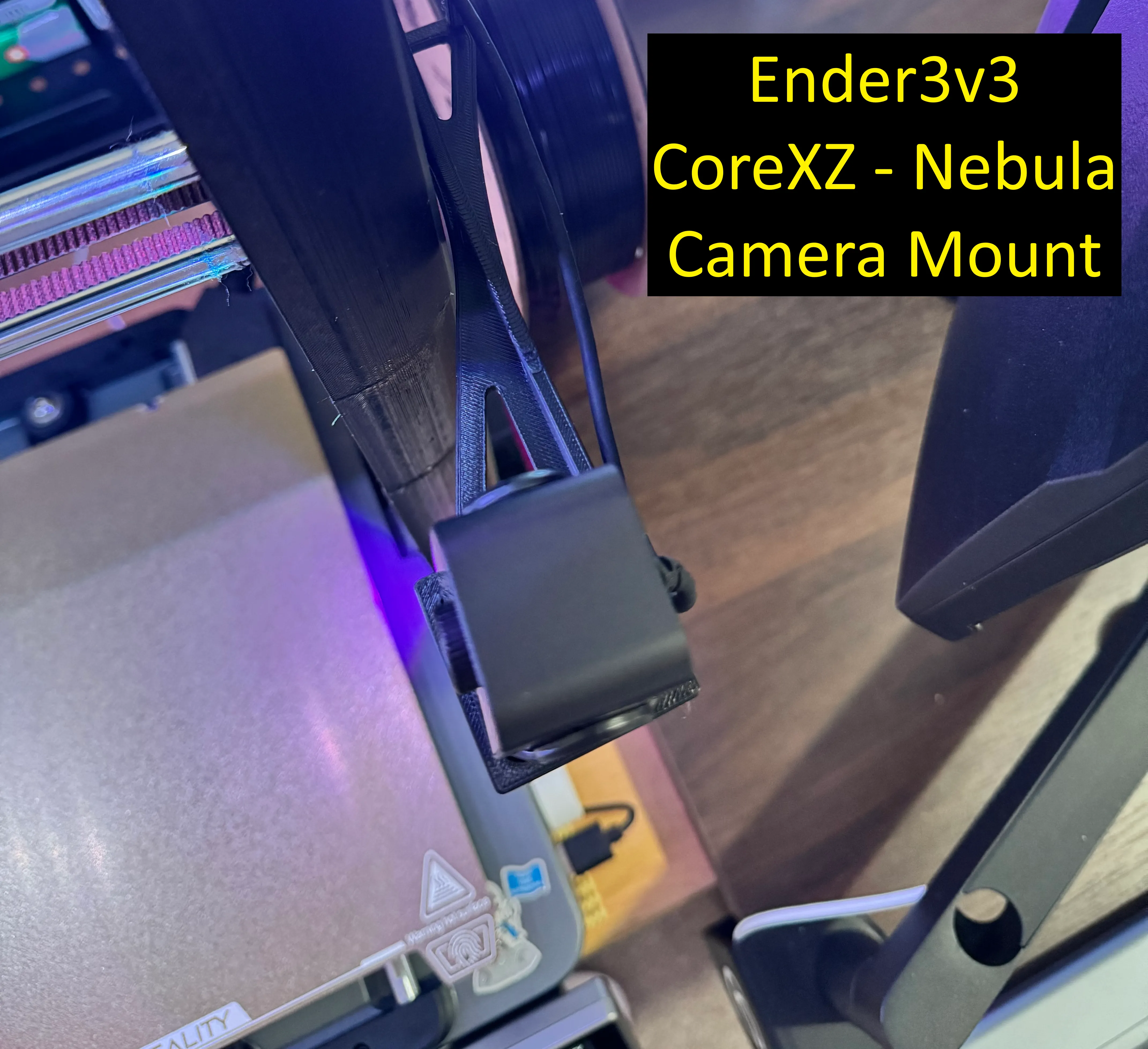 3D Printer Files | 3MF File | Ender3v3 CoreXZ - Nebula Camera Mount ...