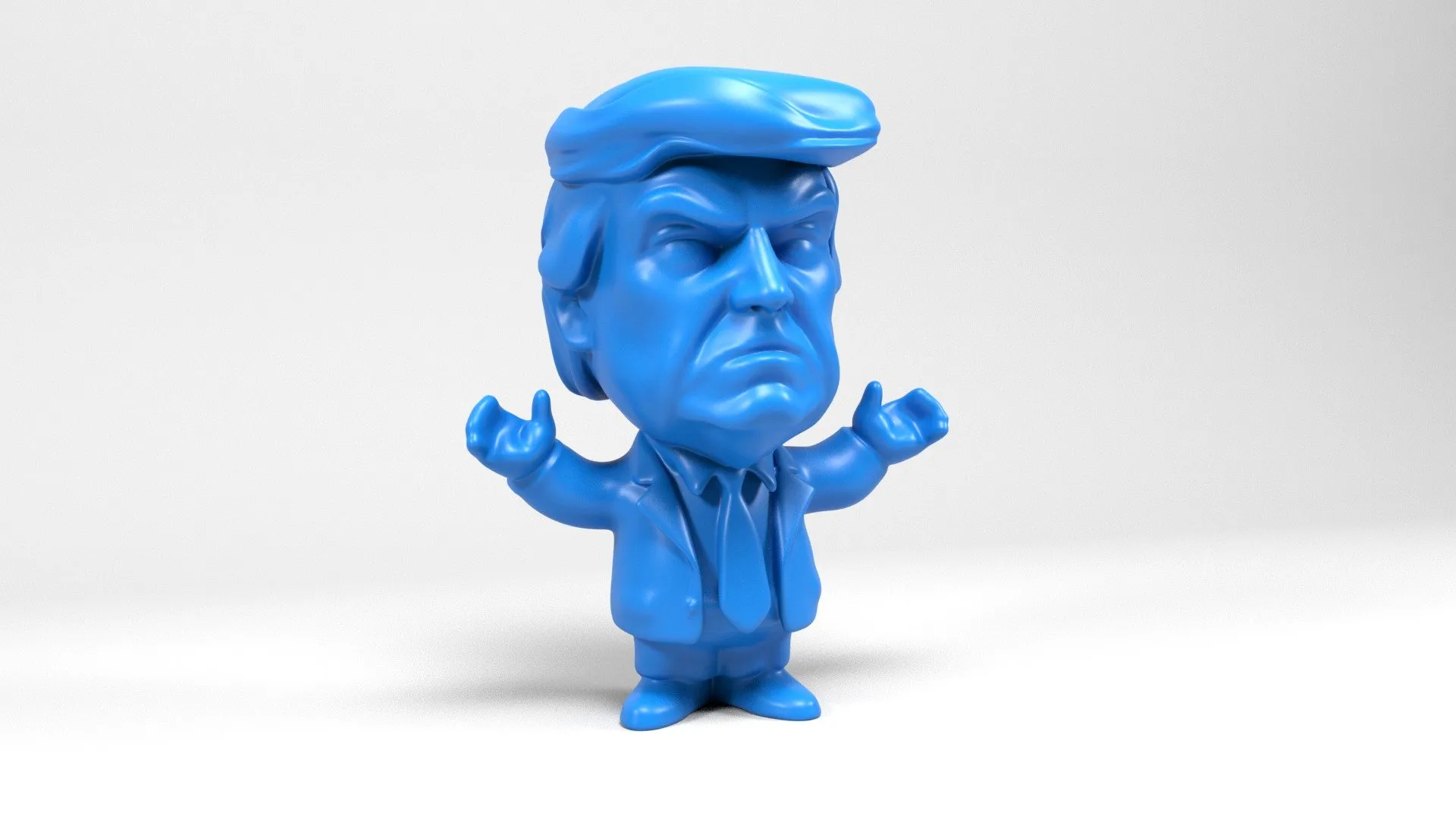 Characters & Creatures STL Download - Donald Trump 3by 3D Everything