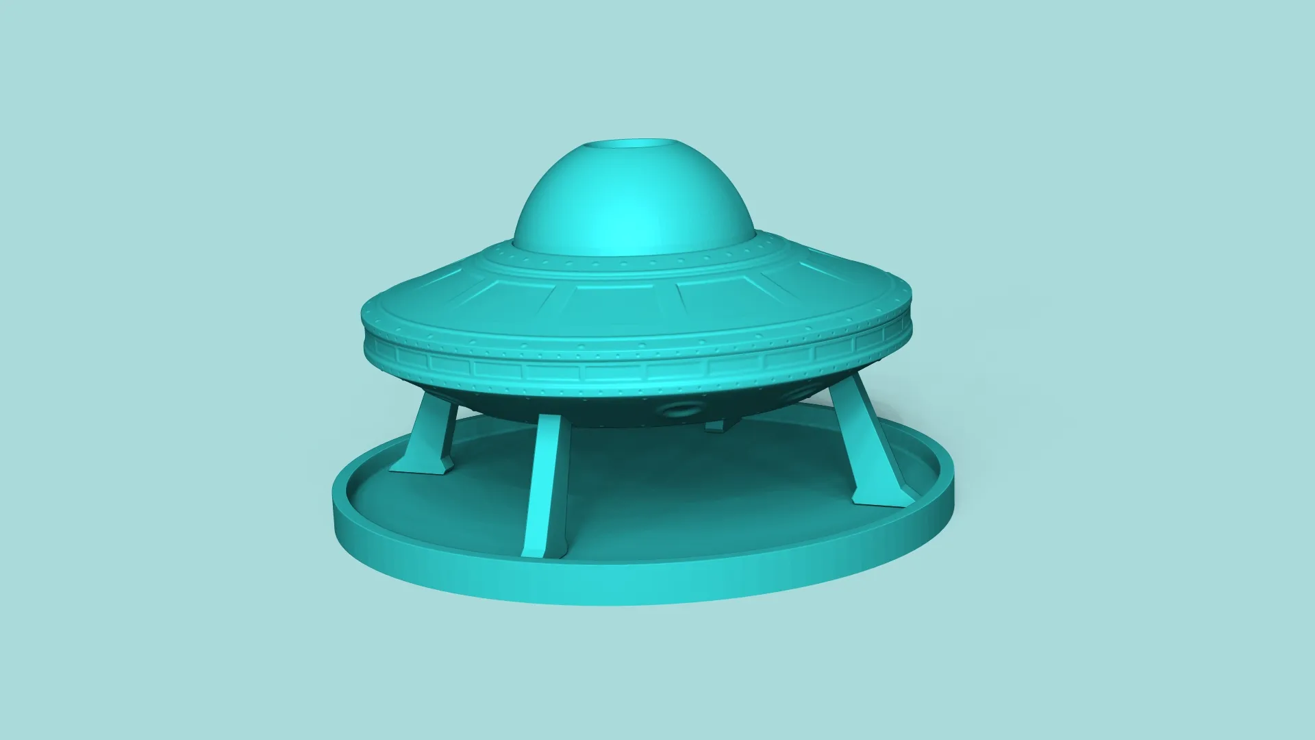 Alien UFO Incense Cascade - Spaceship Decoration | 3D models download ...
