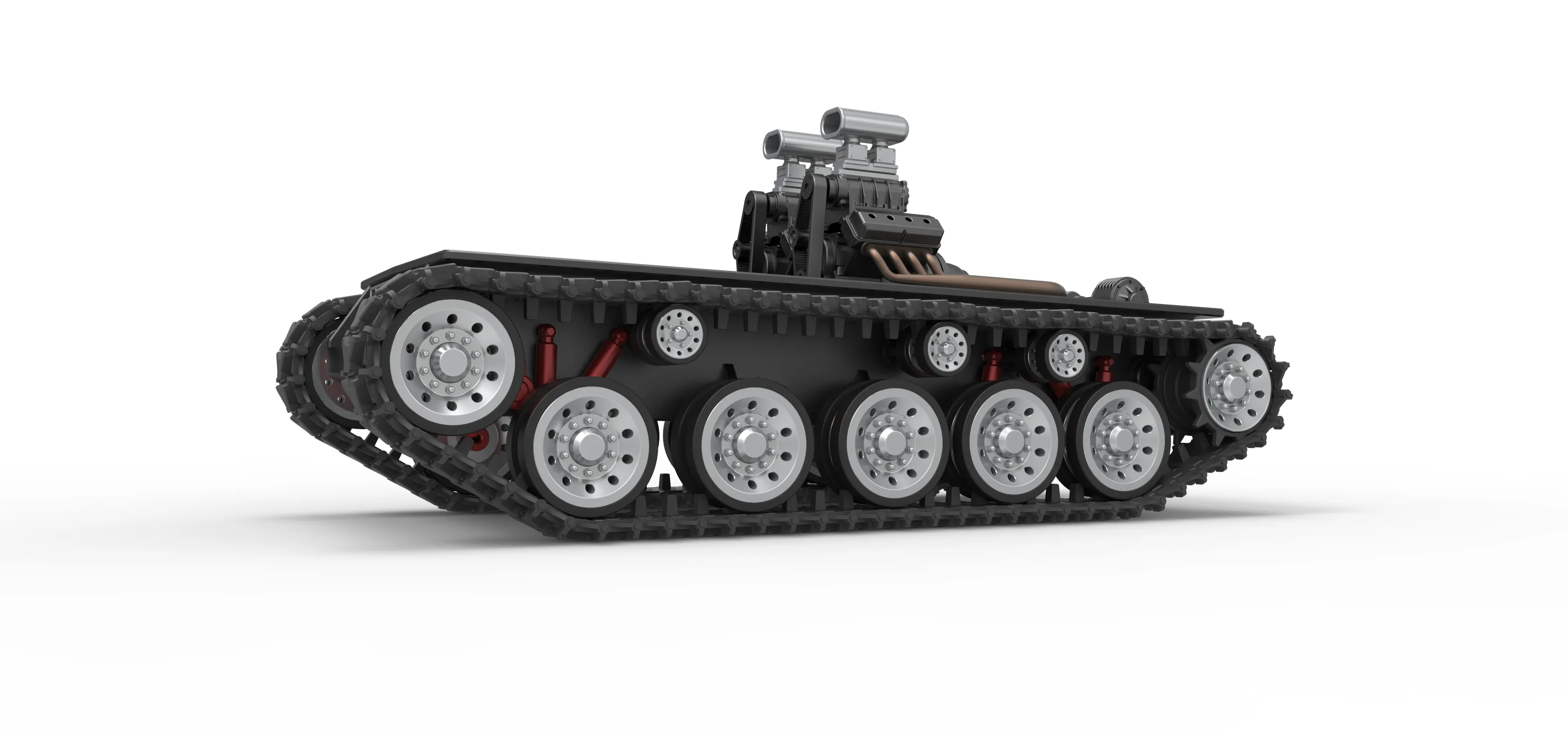 Vintage Monster tank Base Version 2 Scale 1:25 | 3D models download ...