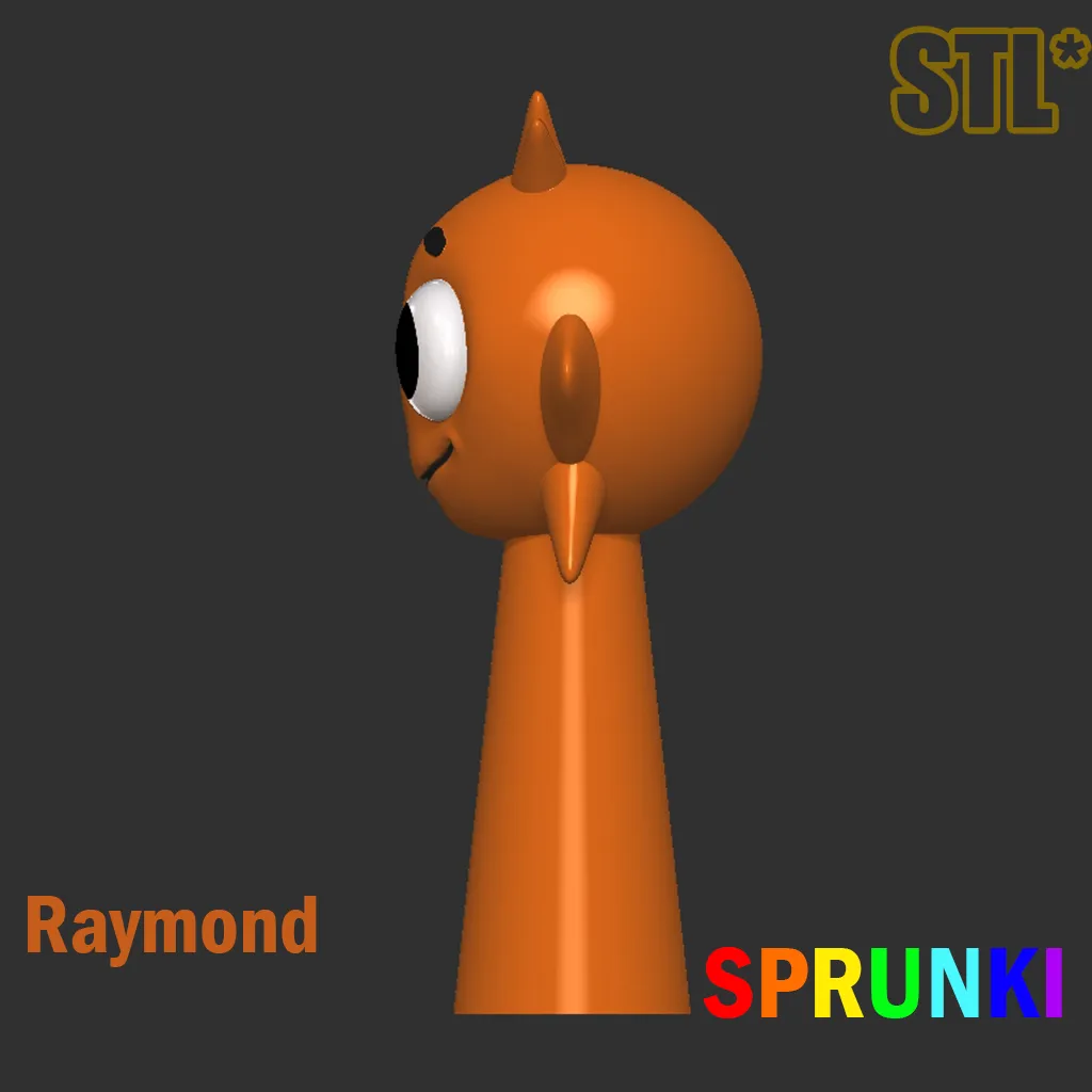 Characters & Creatures STL Download - 3D Sprunki Incredibox Raymond ...