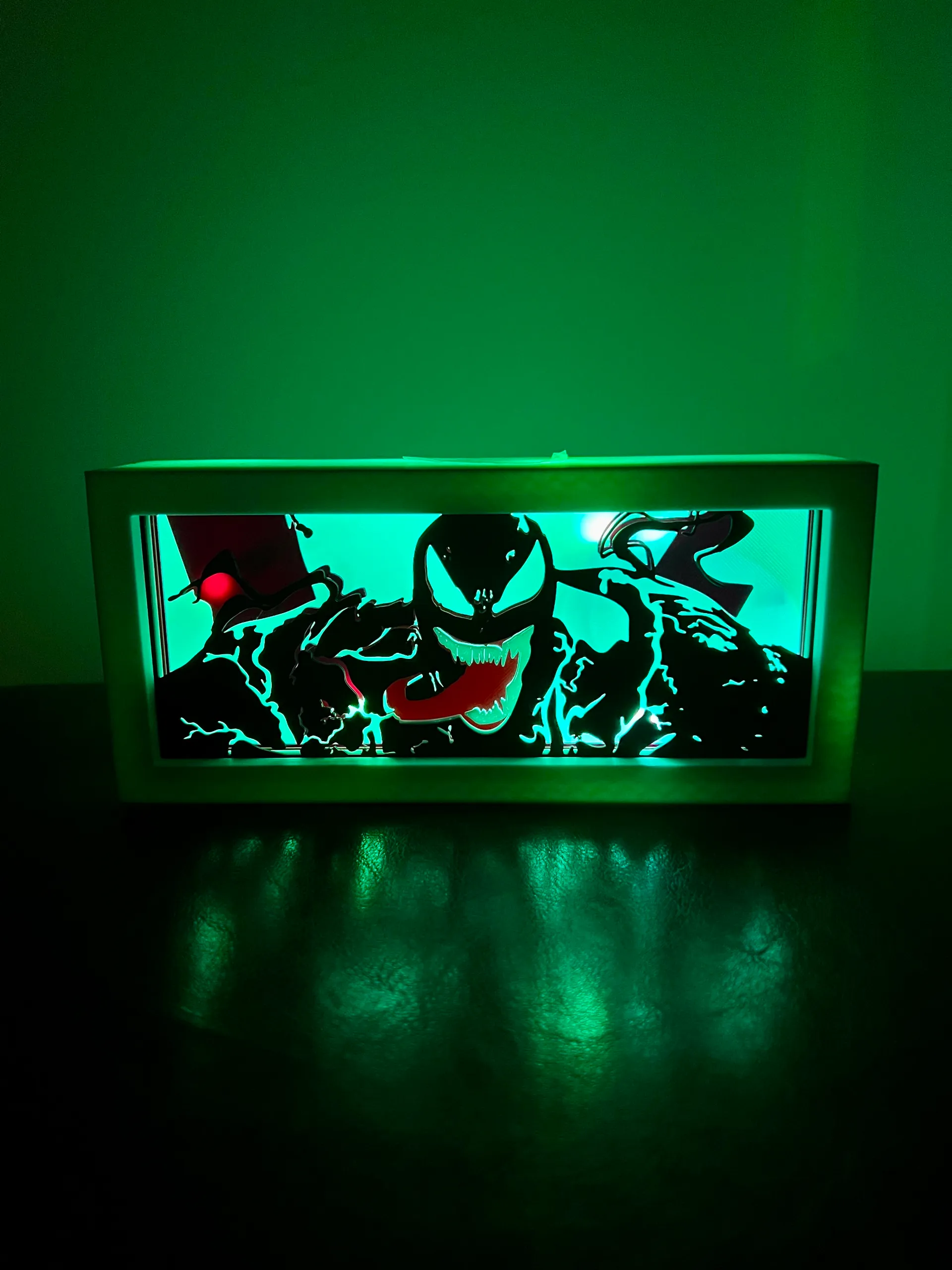Home Decorations & Ornaments STL Download - Venom - LED Lightboxby ...