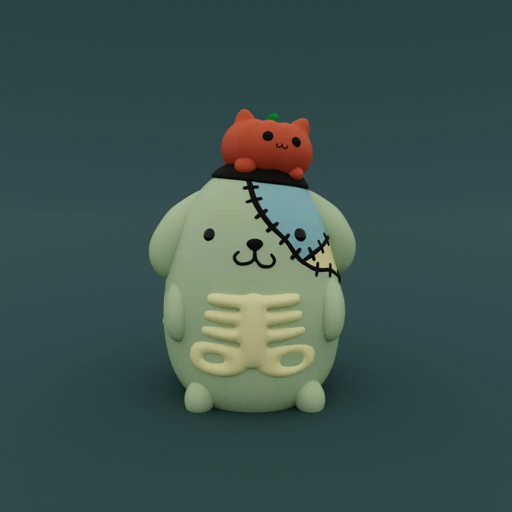 Halloween X Pompompurin | 3D models download | Creality Cloud