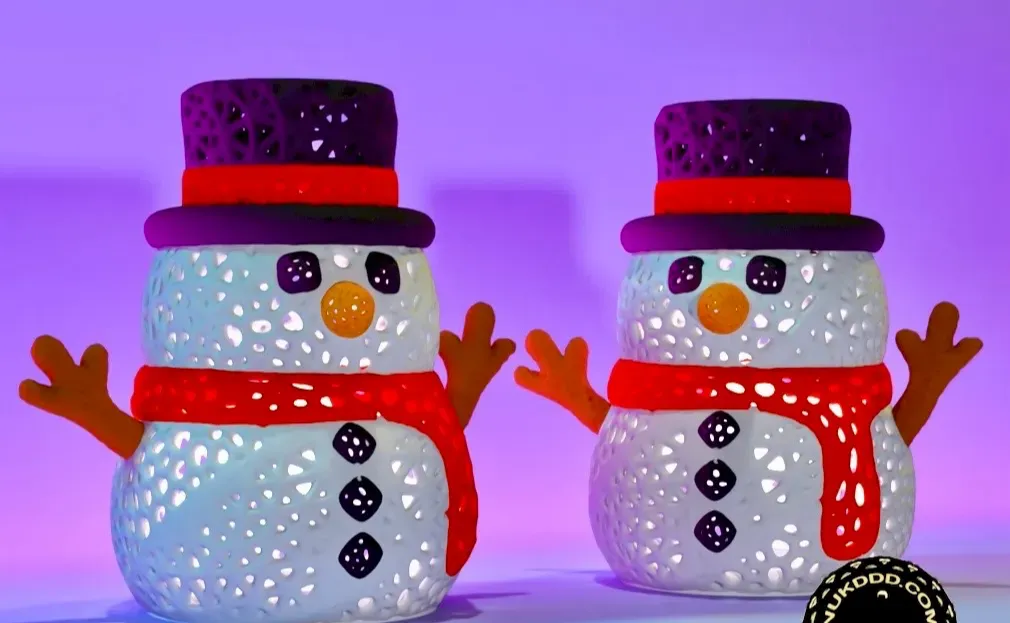 Snowman Light Lamp | 3D models download | Creality Cloud