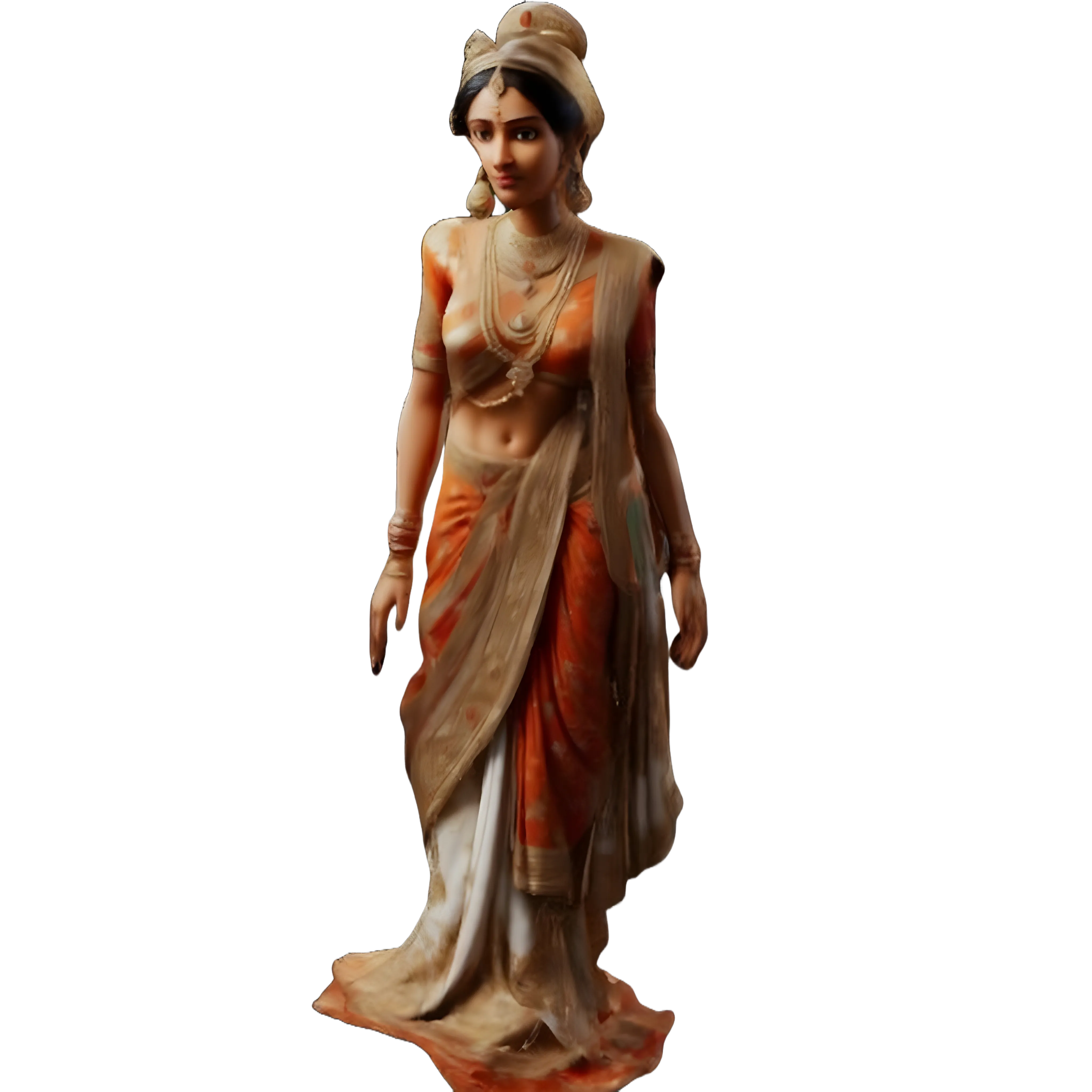 Sculptures & Artworks STL Download - Elegant Indian Women Statuesby MR ...