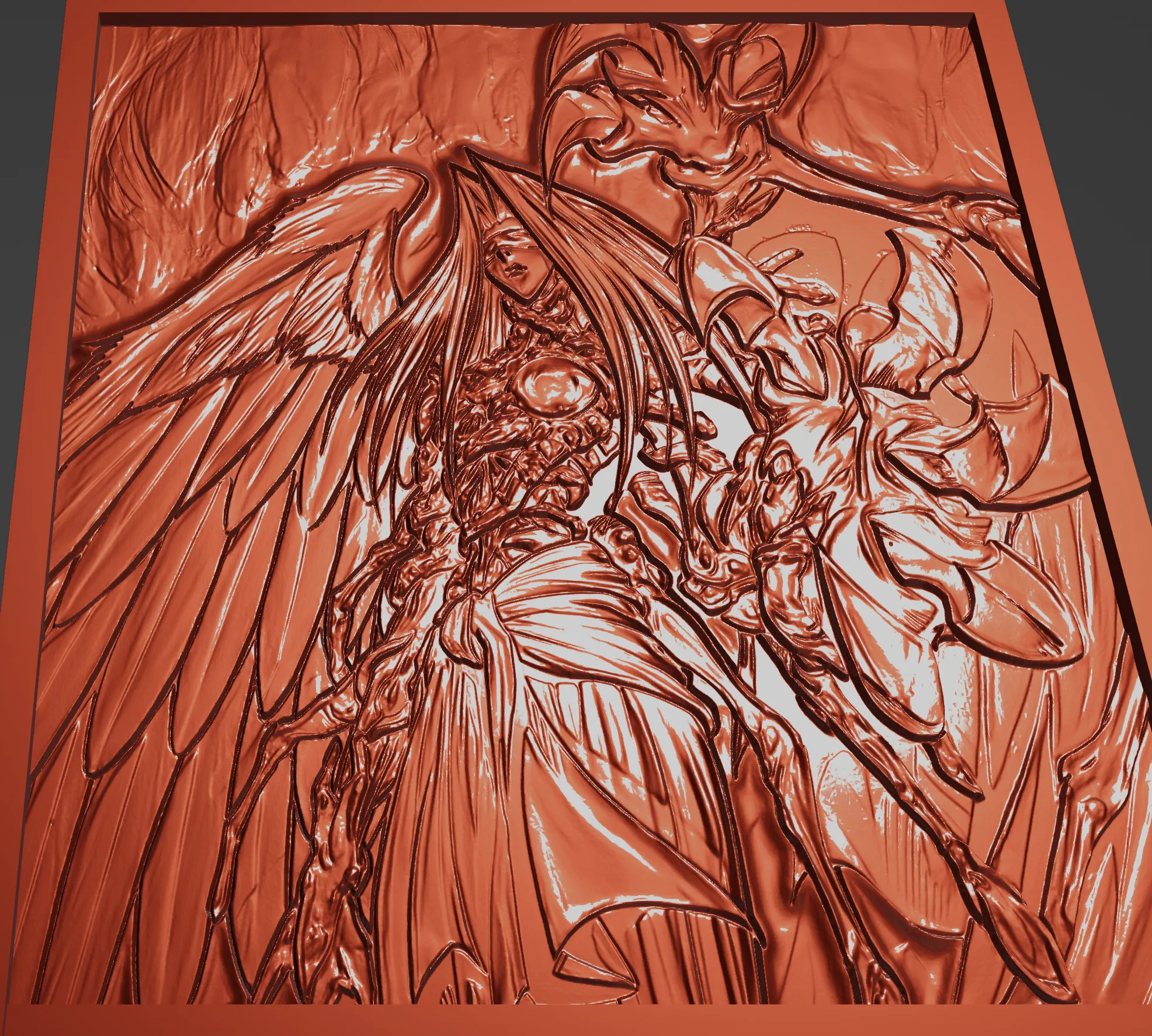 Free Other STL Download - Darkness Neosphere - yu-gi-oh!by Wsonuchiha3D