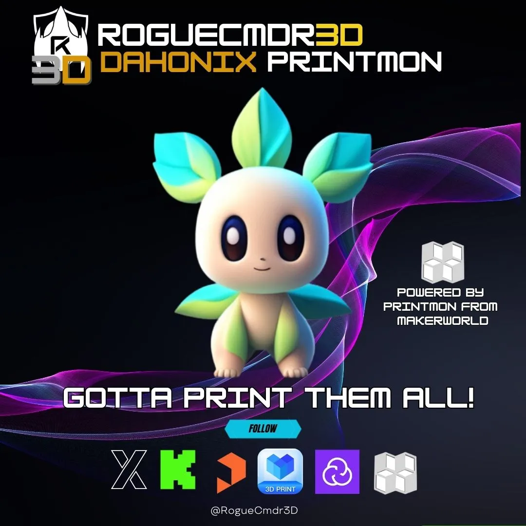 Characters & Creatures STL Download - Dahonix - Printmonby RogueCmdr3D