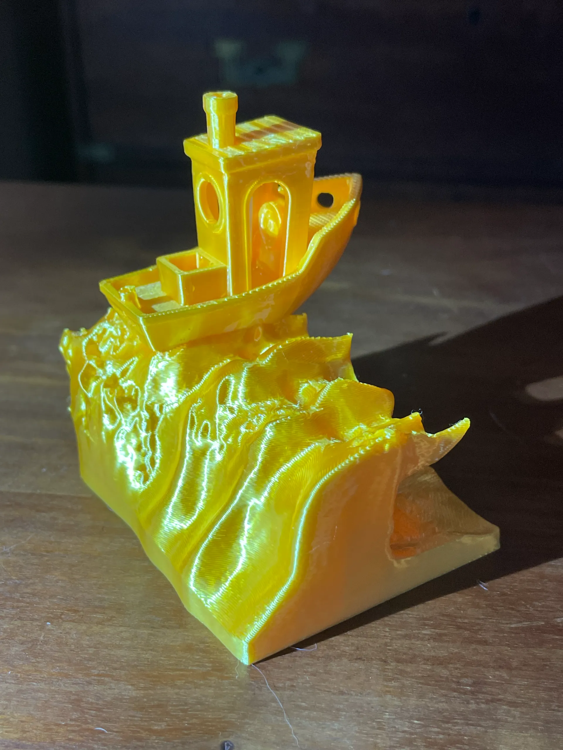 3D Printer Files | 3MF File | benchy riding a wave | Creality Cloud