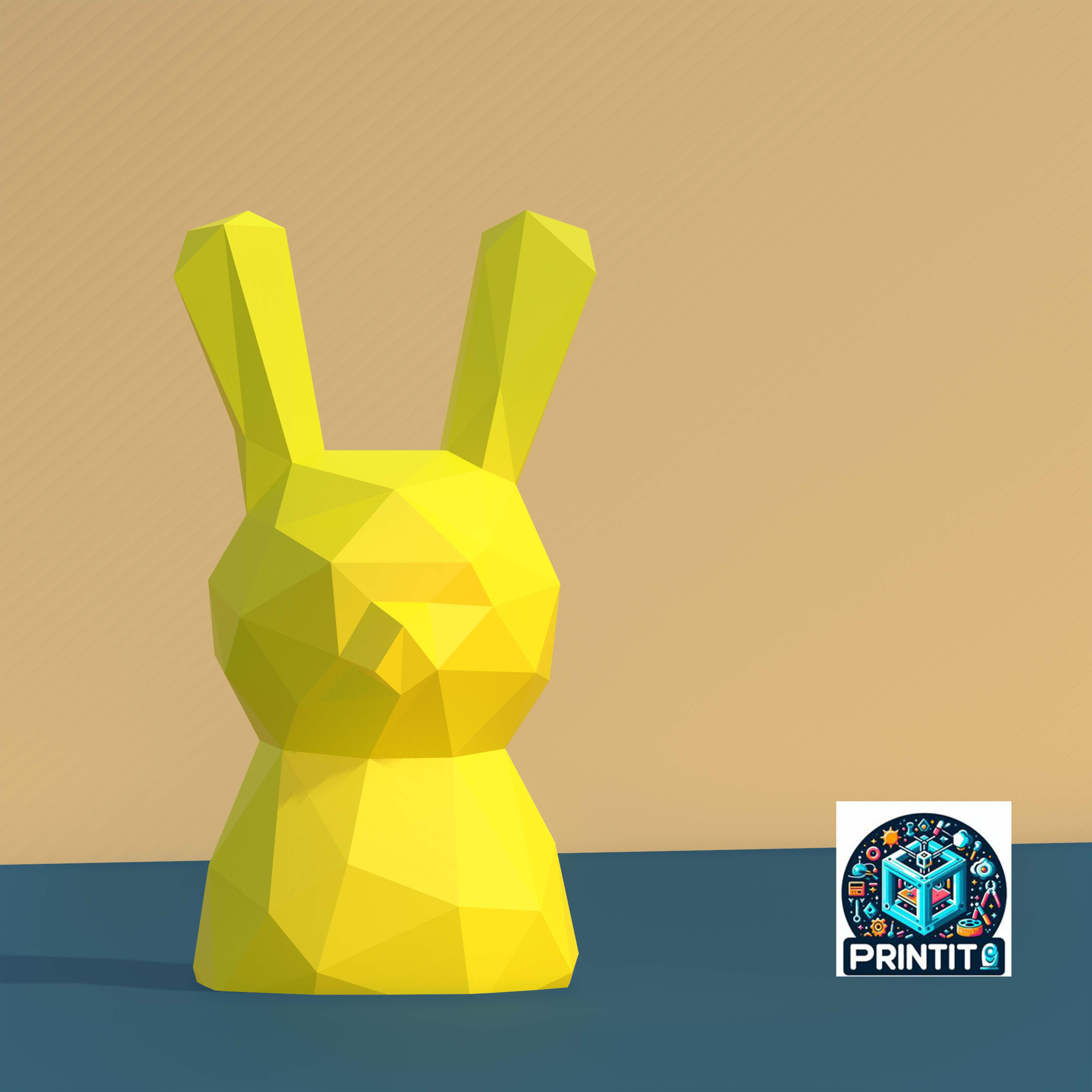 Easter bunny lowpoly | 3D models download | Creality Cloud
