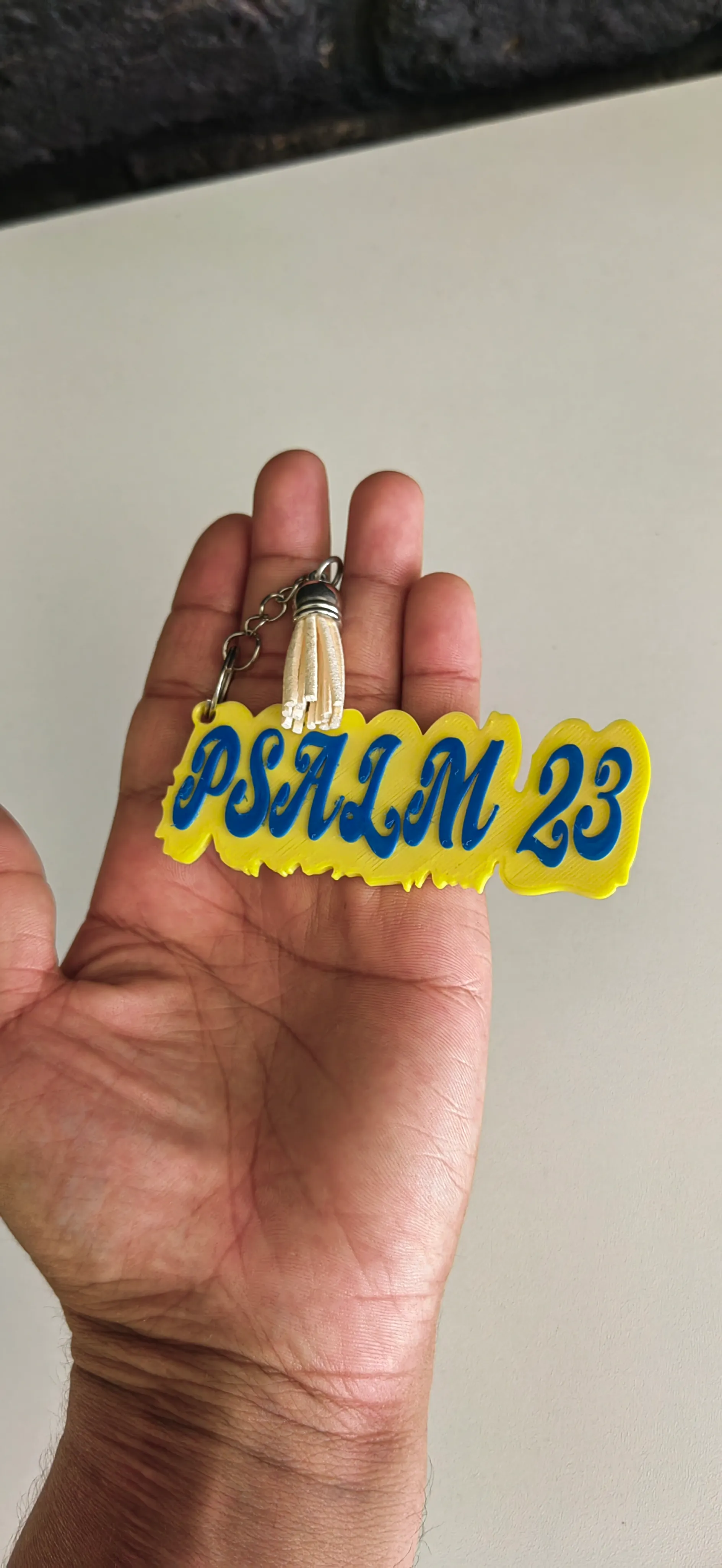Personal Accessories STL Download - Psalm 23 3D-Printed Keyring – A ...