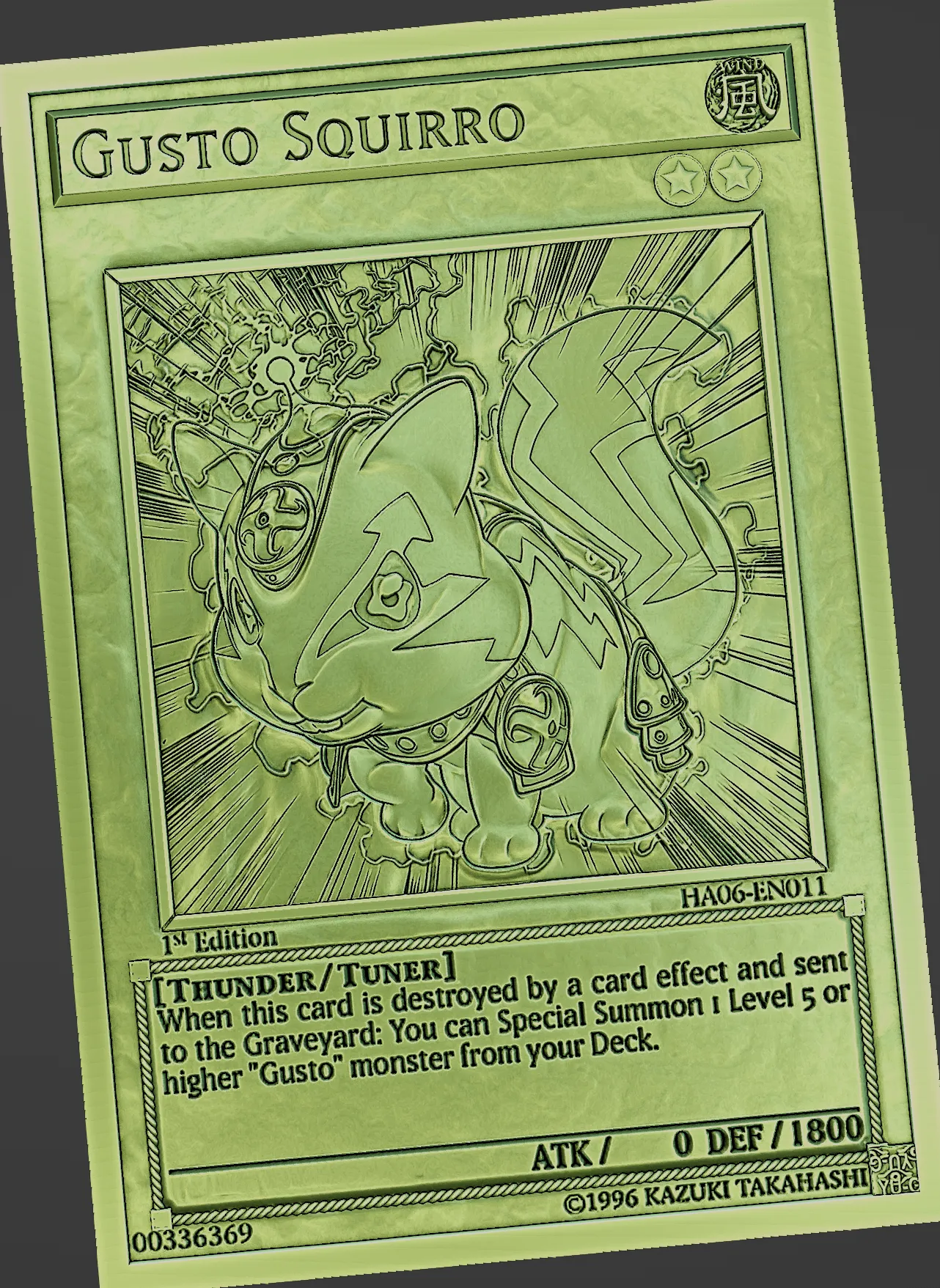 3D Printer Files | 3MF File | YU-GI-OH! card relief,real size of the ...