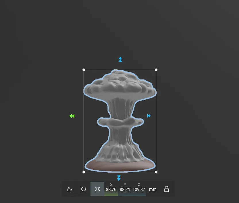 Props & Terrain STL Download - Mushroom cloudby Mr3DBeast