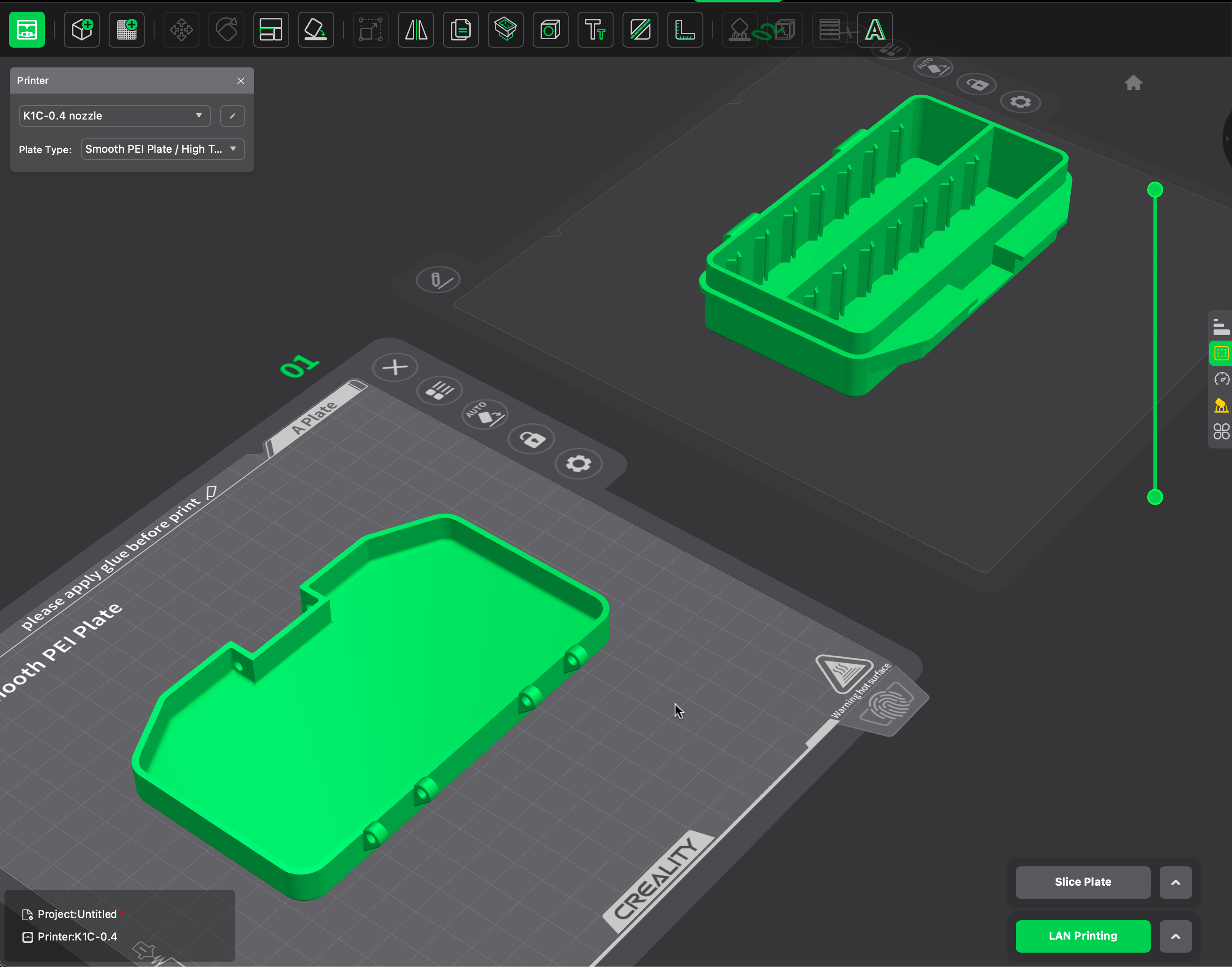 3D Printer Files | 3MF File | SUPER RESISTANT BOX WITHOUT SCREWS | Creality Cloud