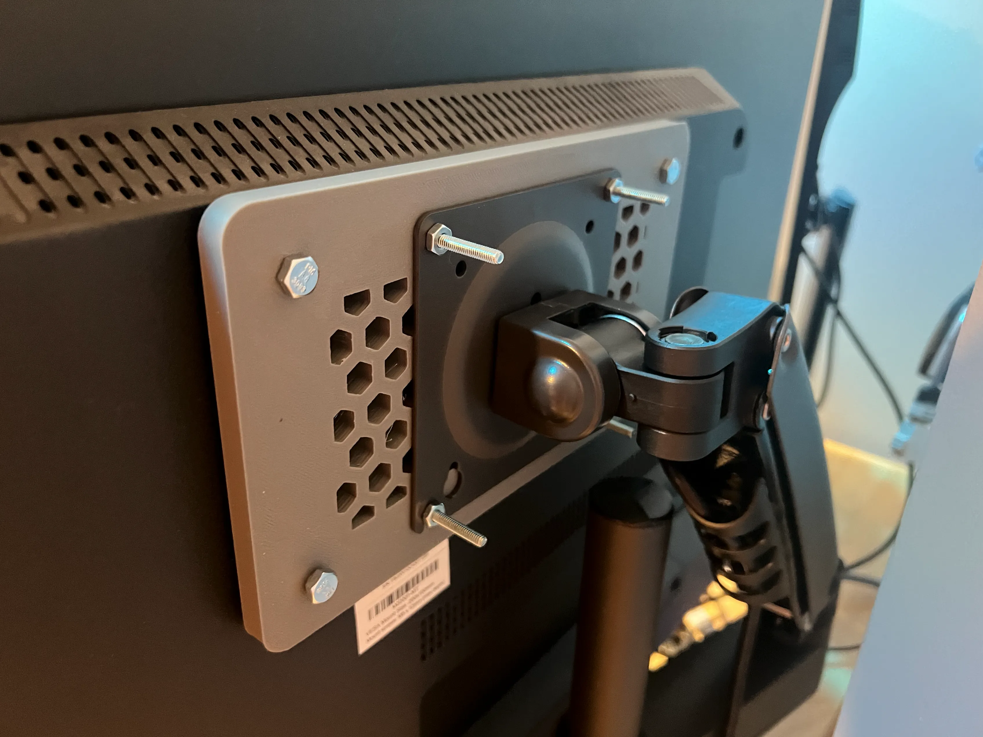 3D Printer Files | 3MF File | VESA display mount adapter 200x100mm to ...