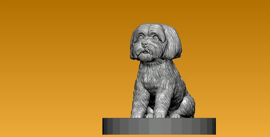 Characters & Creatures STL Descarga - Teddy Dog model - 3D print ...