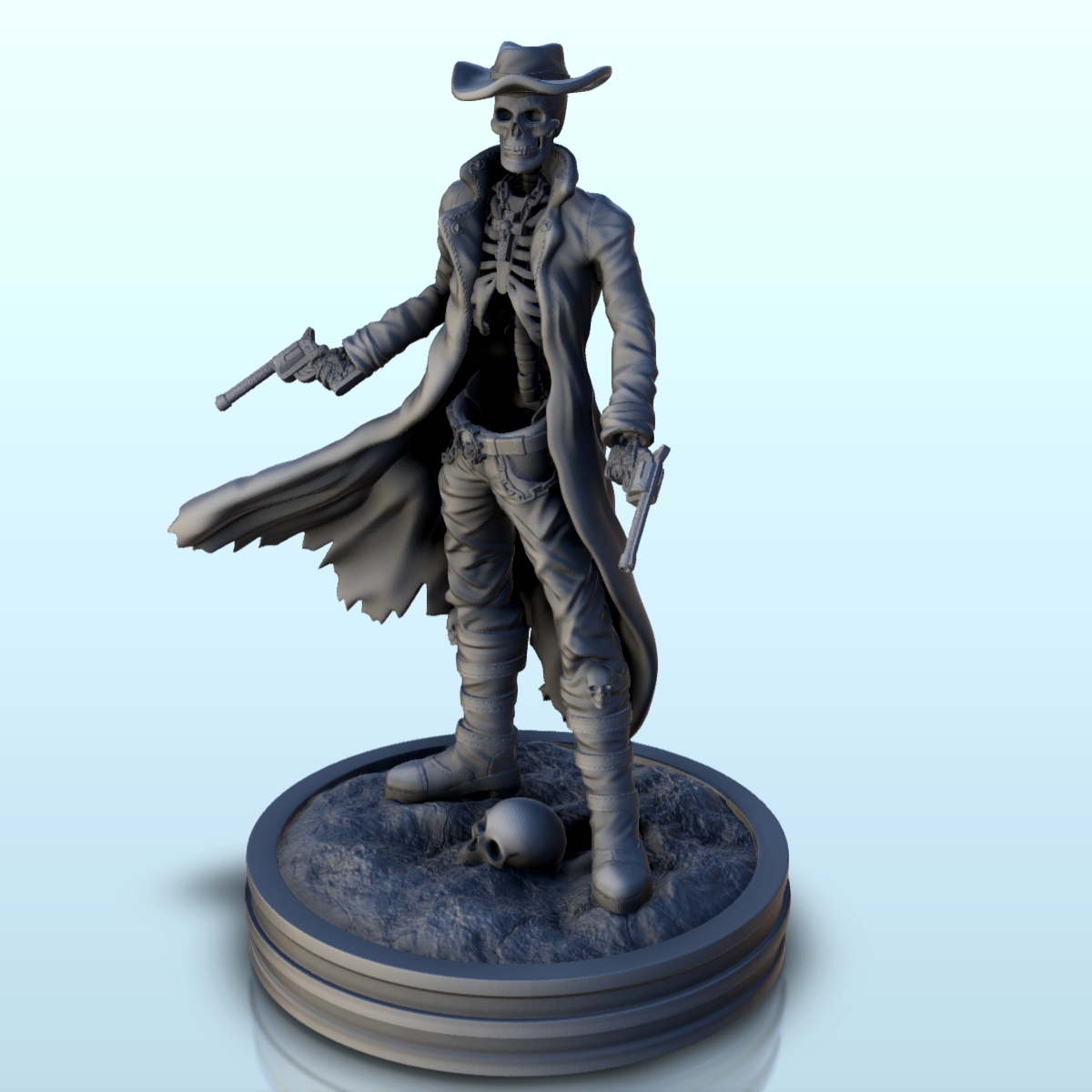 Wild-West figures pack N° 1 - Western scenery miniatures min | 3D ...