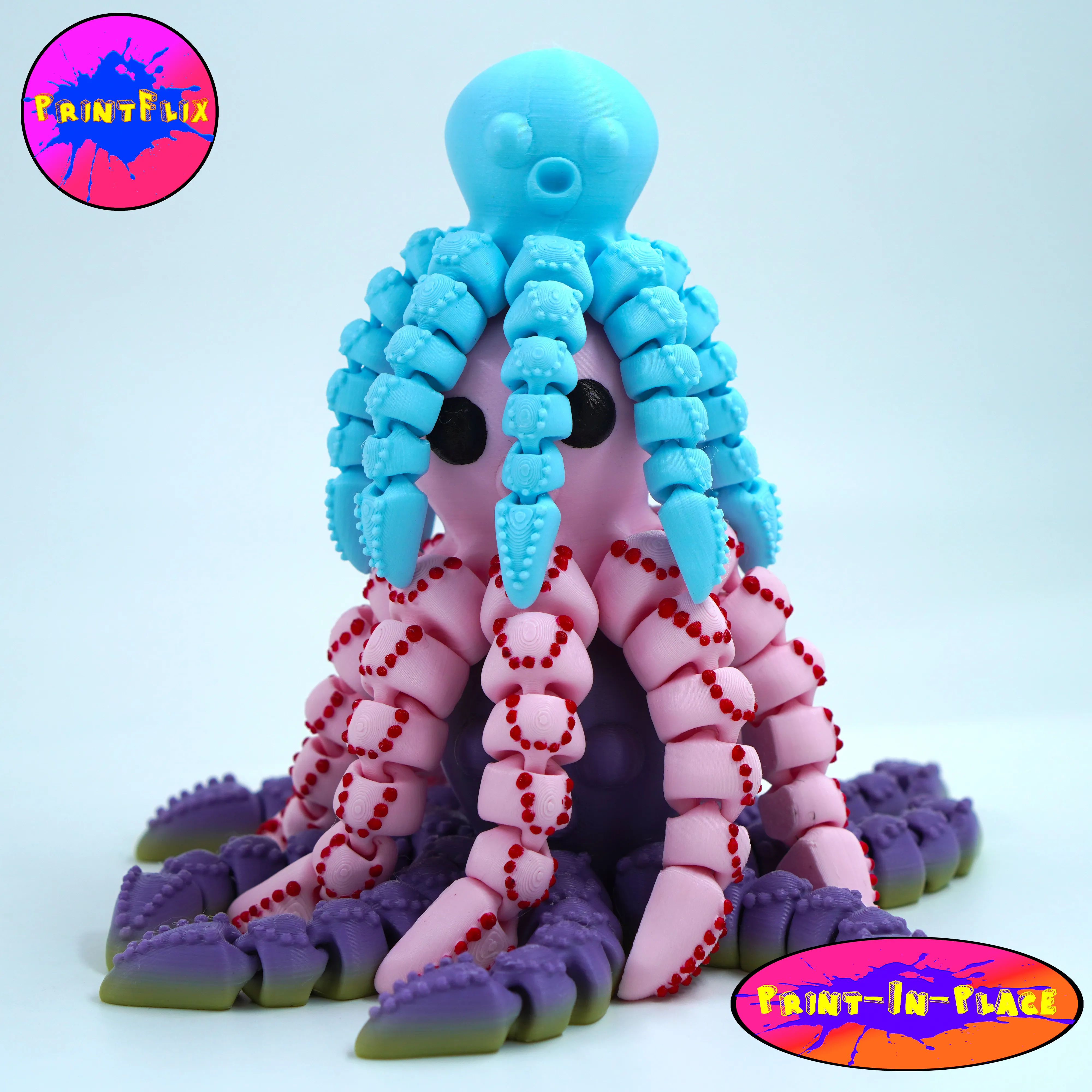 Other STL Download - Cute Flexi Octopusby PRINTFLIX