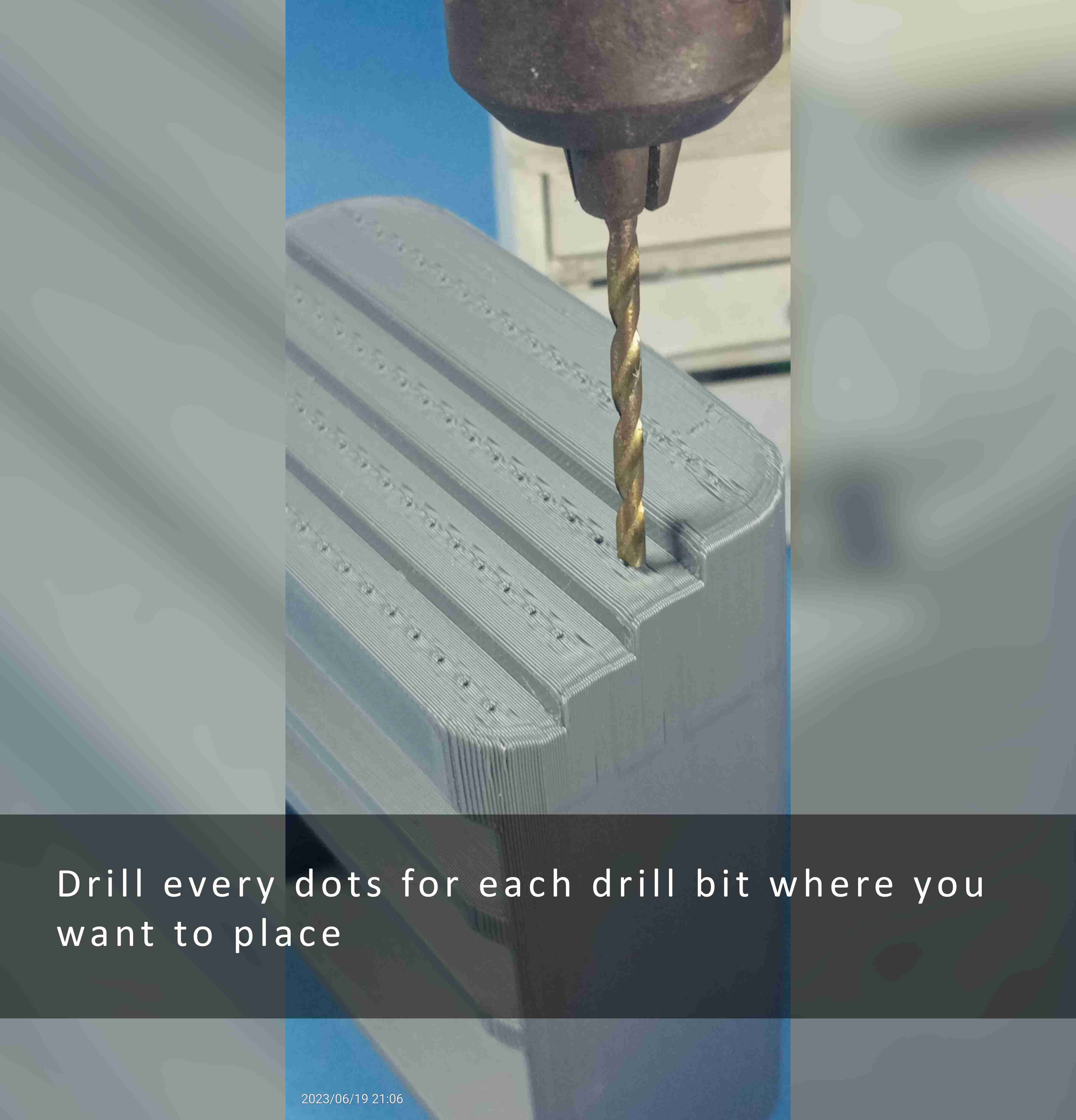 Drill Bits Organizer | 3D models download | Creality Cloud