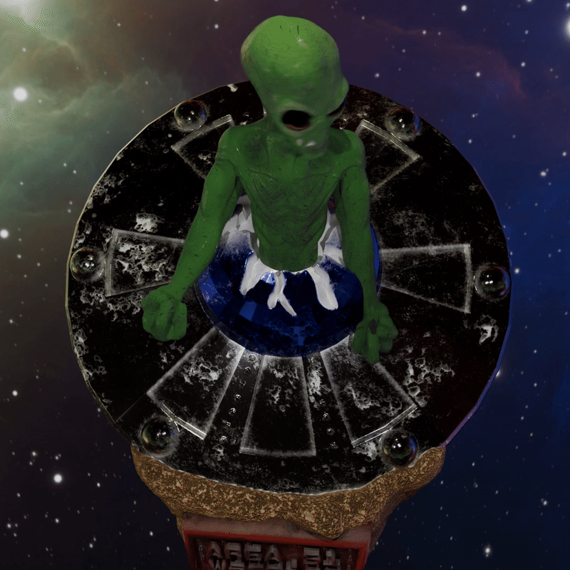 Alien Bust Area 51 | 3D models download | Creality Cloud