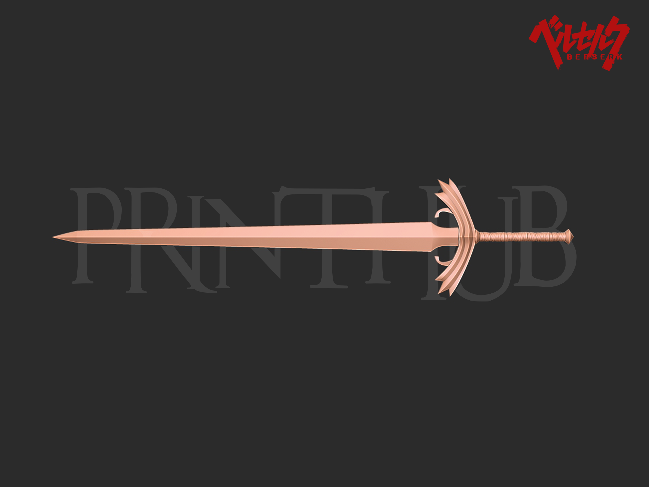 Casca Golden Age Sword From Berserk | 3D models download | Creality Cloud