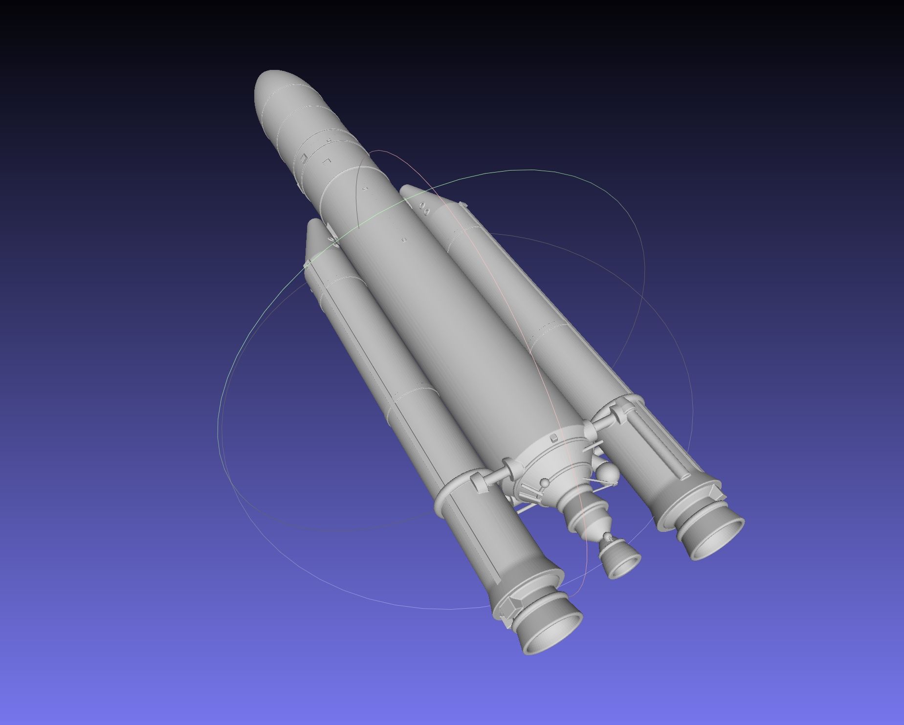 Ariane 5 Rocket Printable Miniature | 3D models download | Creality Cloud