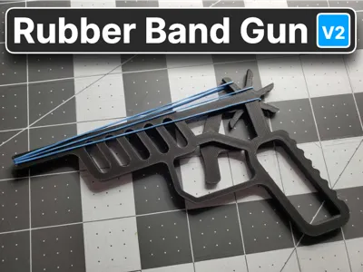 3D Printer Files | 3MF File | ruber gun | Creality Cloud