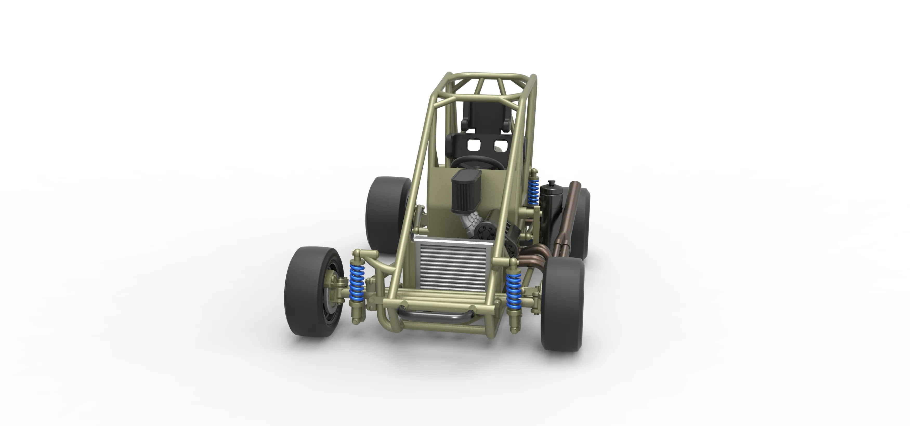 Other STL Download - Pavement Midget car Base Scale 1:25by 3DTechDesign