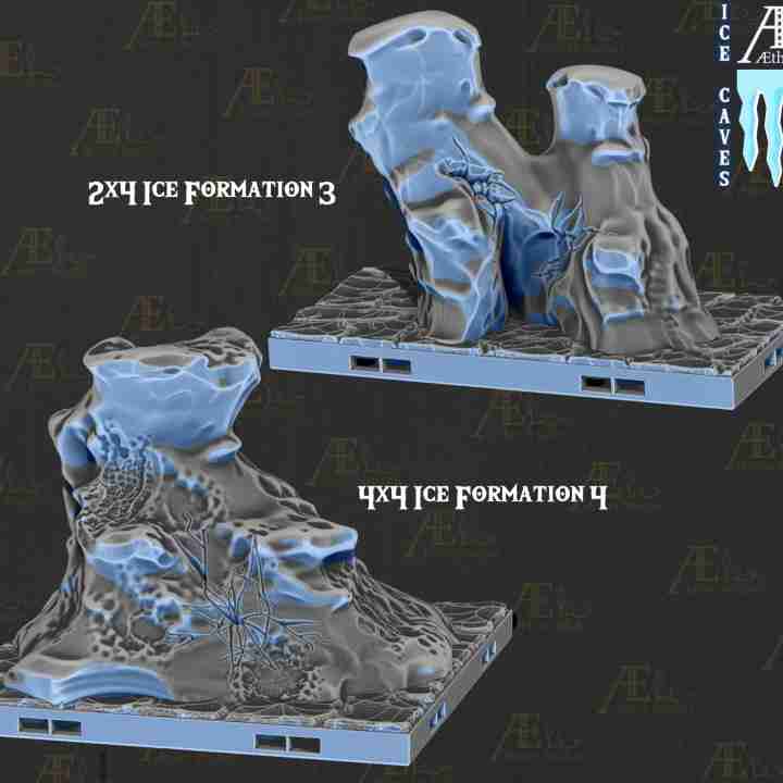 AEICCV5 – Ice Caverns: Frozen Formations | 3D models download ...