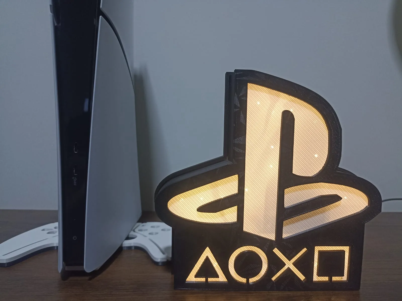 Home Decorations & Ornaments STL Download - PlayStation Led Lightboxby ...