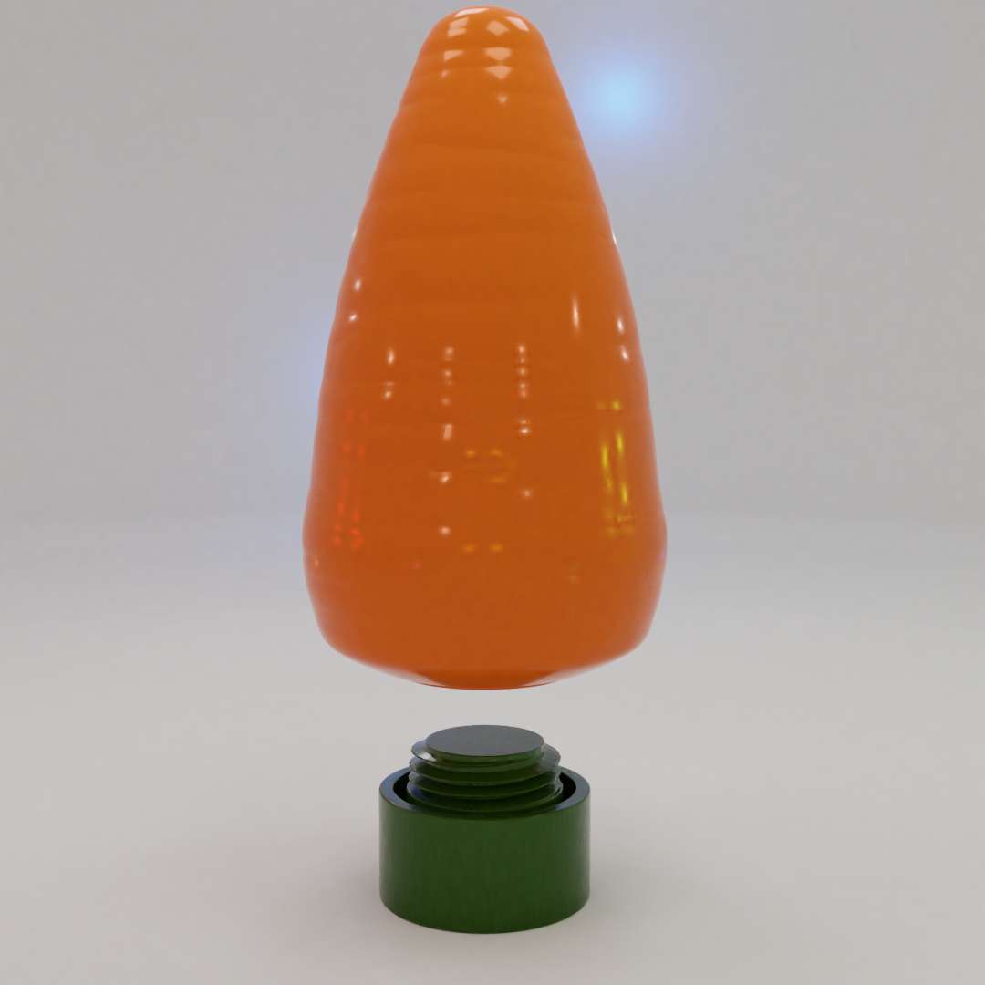 Carrot Shape Container | 3D models download | Creality Cloud