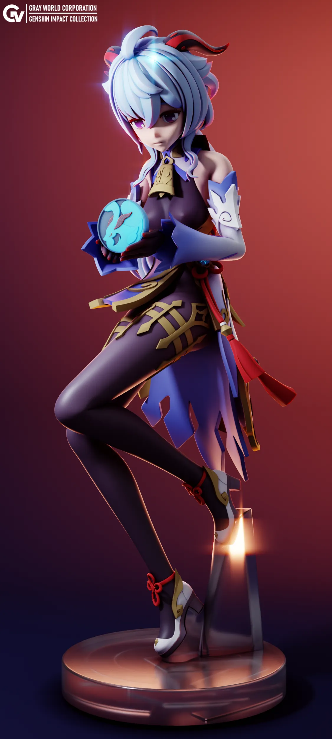 Characters & Creatures STL Download - Gan Yu | Genshin Impactby Gray ...