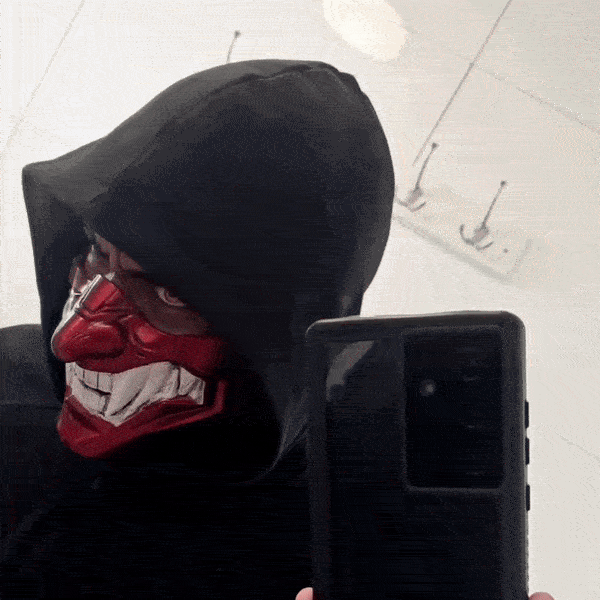 Ninja Kamui Mask - Higan Cosplay Oni Samurai | 3D models download ...