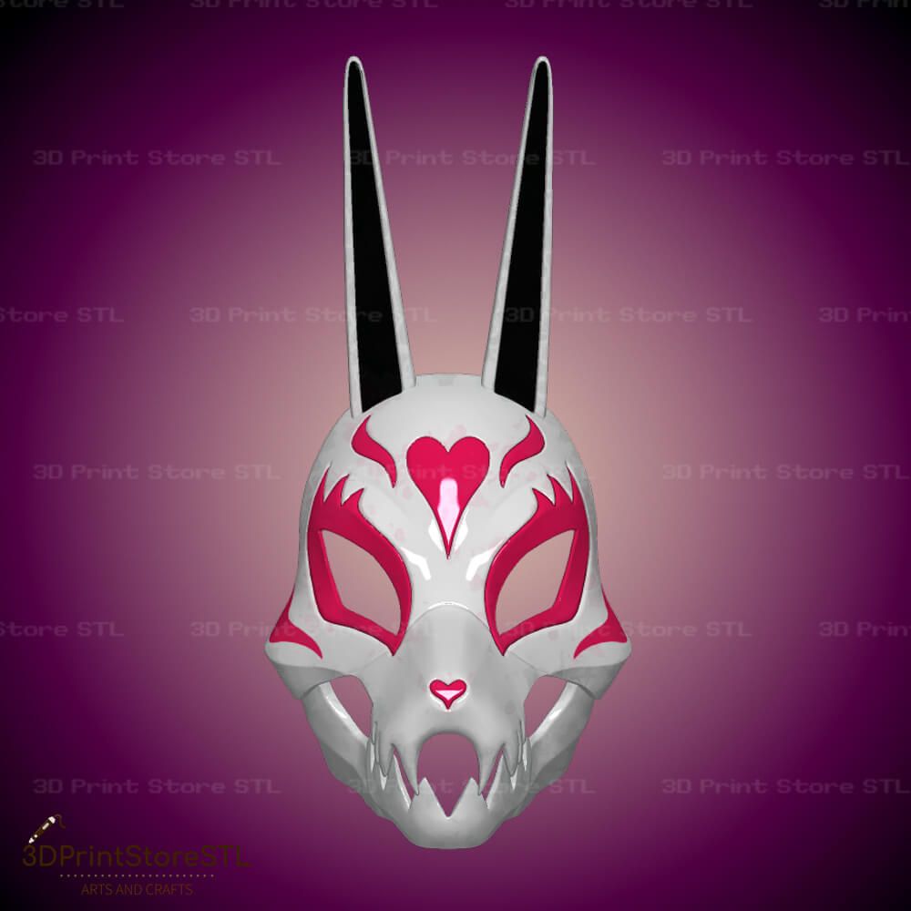 Red Mask from Neon White Game - Cosplay | 3D models download | Creality ...