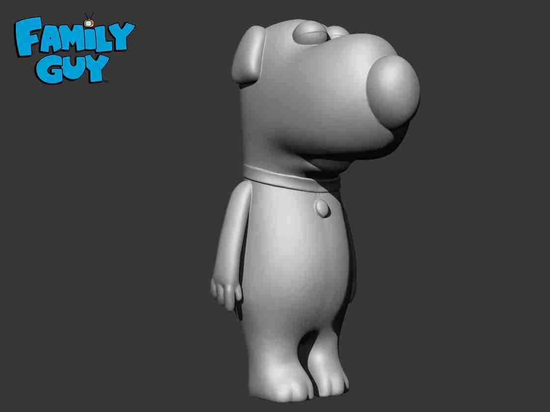 Brian Griffin Family guy 3D print model | 3D models download | Creality ...
