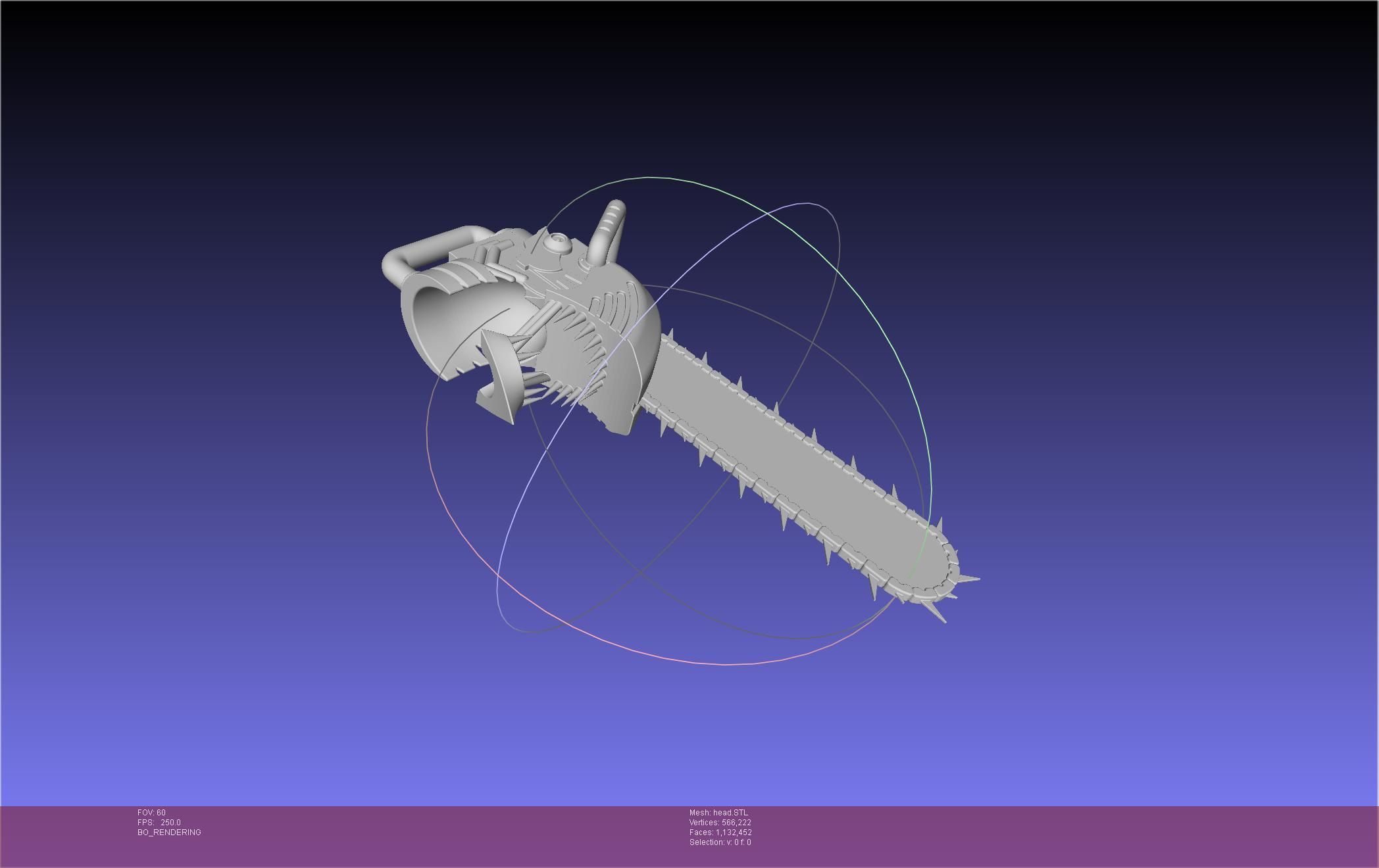 Chainsaw Man head printable assembly | 3D models download | Creality Cloud