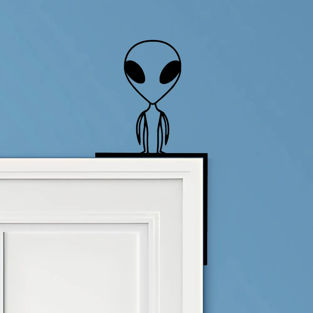 Home Decorations & Ornaments STL Download - Alien Door Corner Decorby OALPO