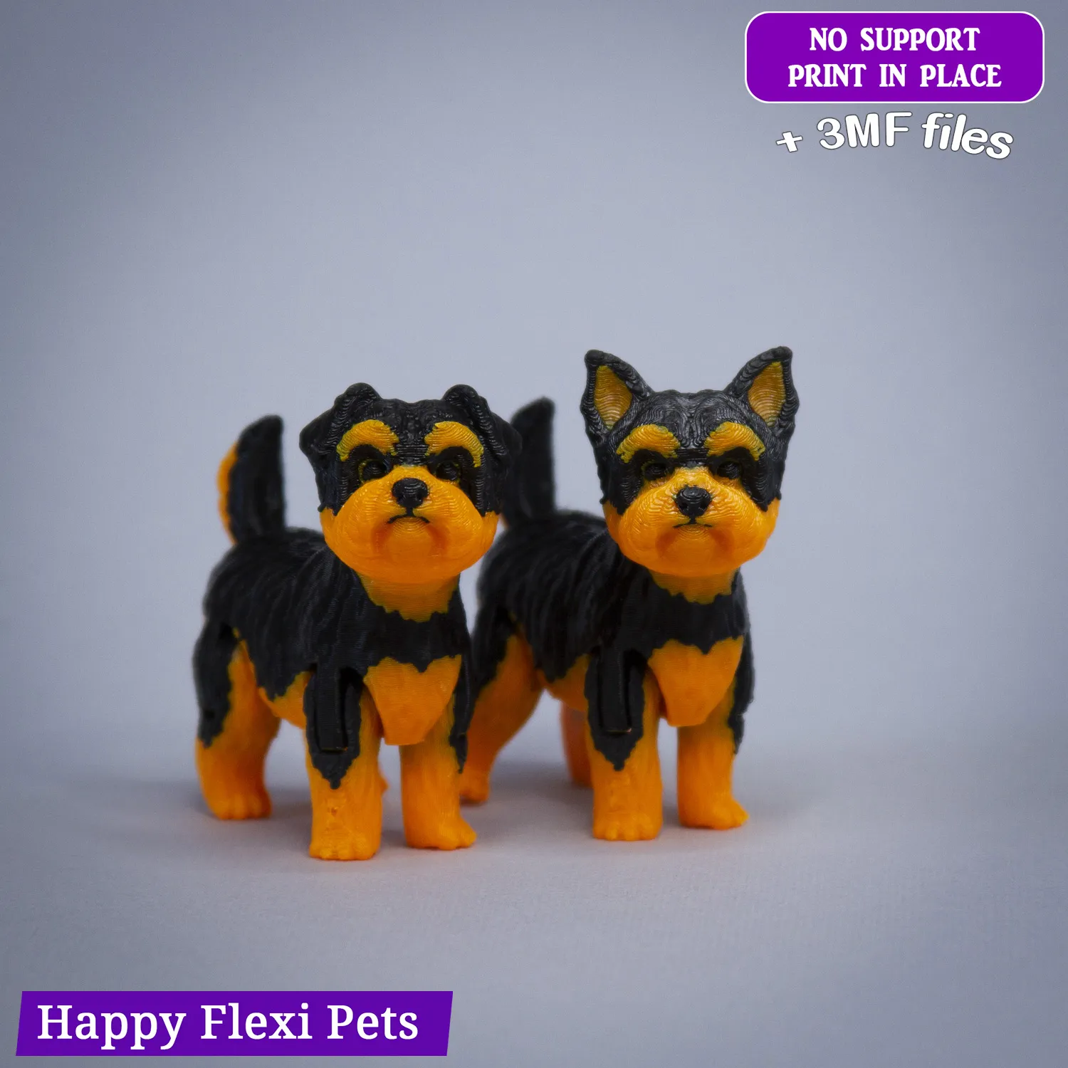 Other STL Download - Realistic dog Yorkshire terrier flexi toyby Happy ...