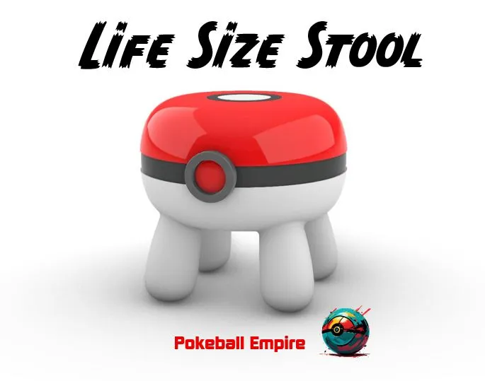 Life Size Pokeball Stool | 3D models download | Creality Cloud