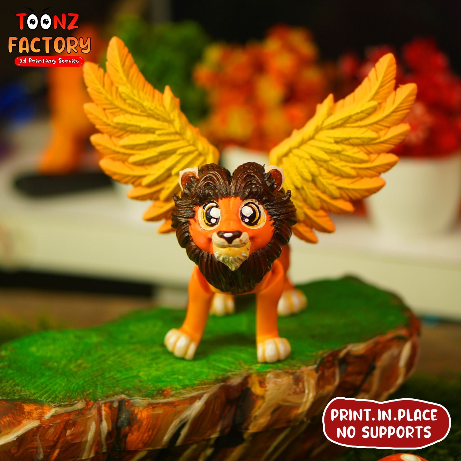CUTE FLEXI LION AND WINGED LION ARTICULATED | 3D models download ...