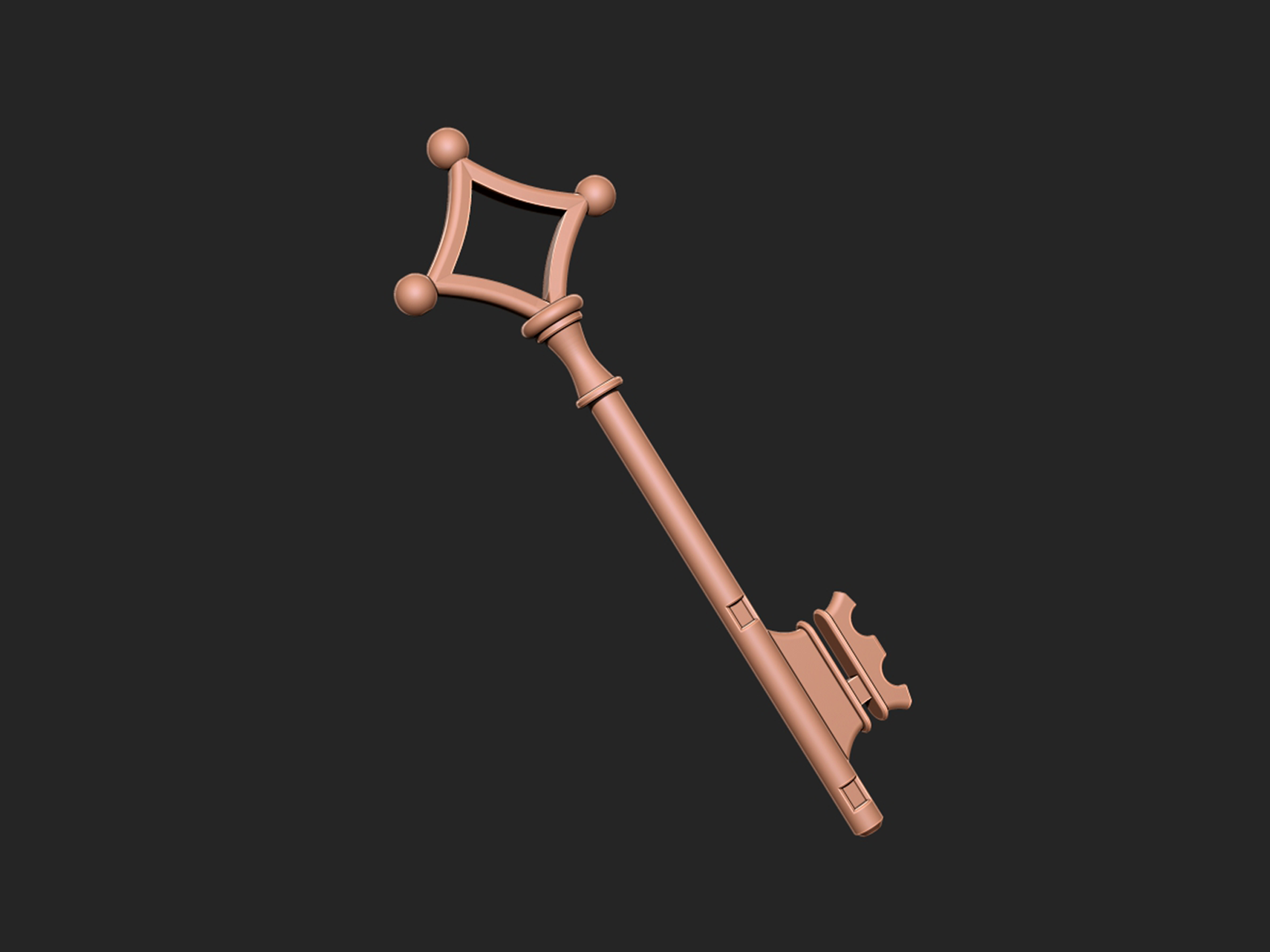 Attack on titan Basement key 3d Print model | 3D models download ...