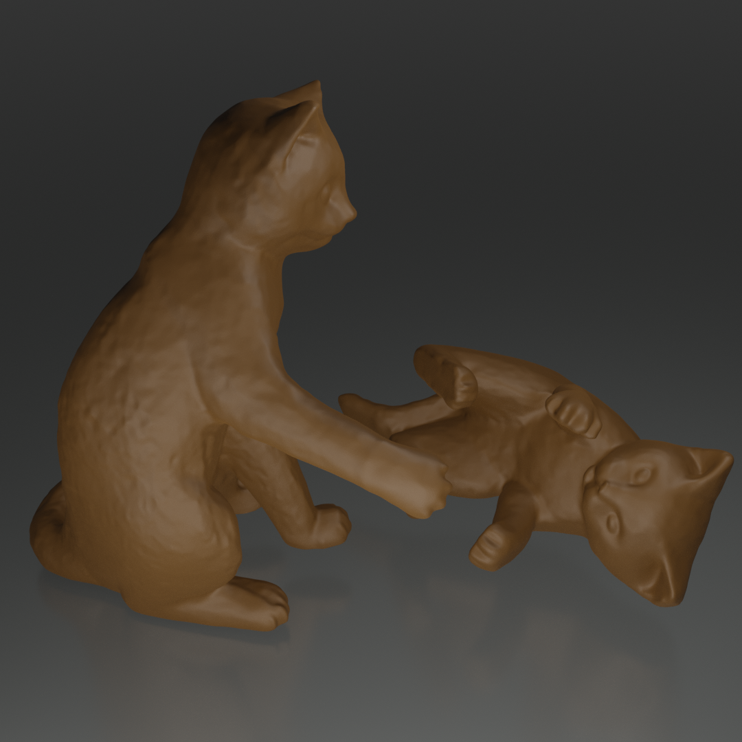 Cat playing | 3D models download | Creality Cloud