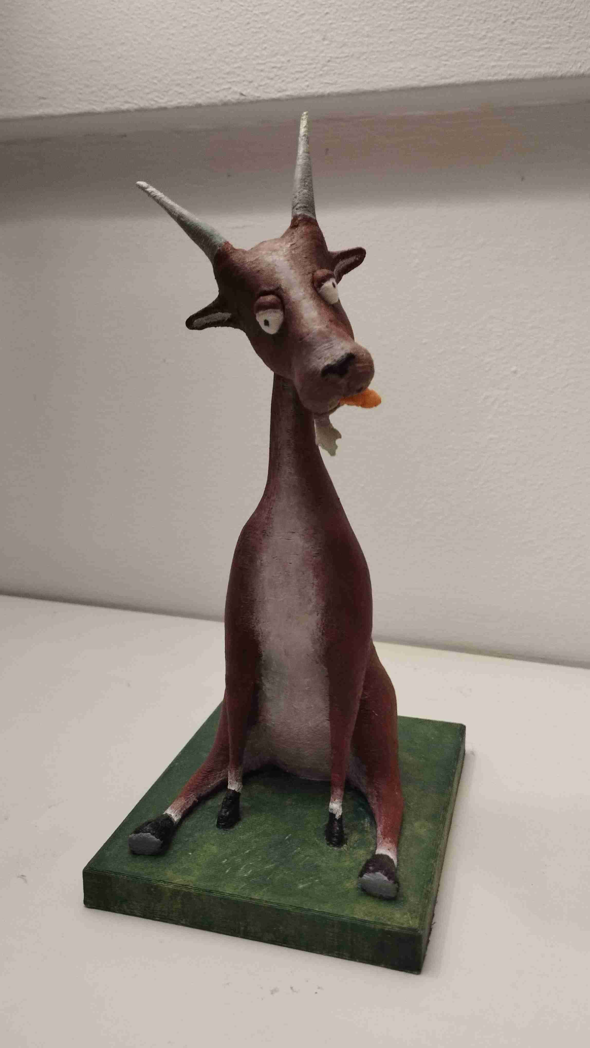 CRAZY GOAT CARTOON. ARTICULATE | 3D models download | Creality Cloud