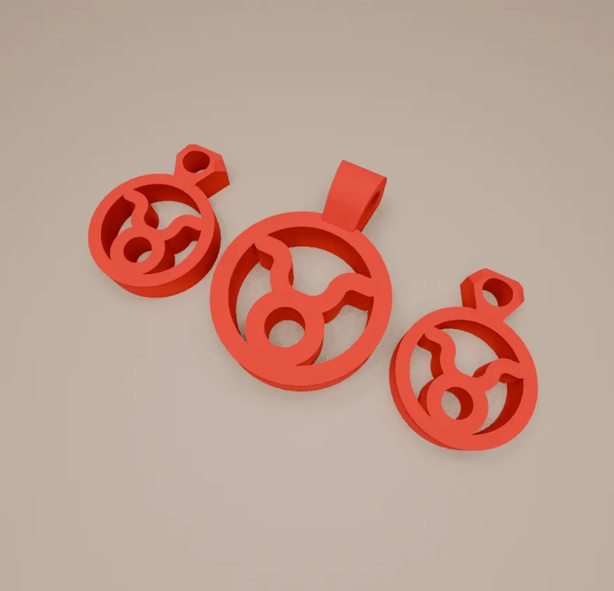 3D Printer Files | 3MF File | Taurus Earrings and Necklace Pendants ...