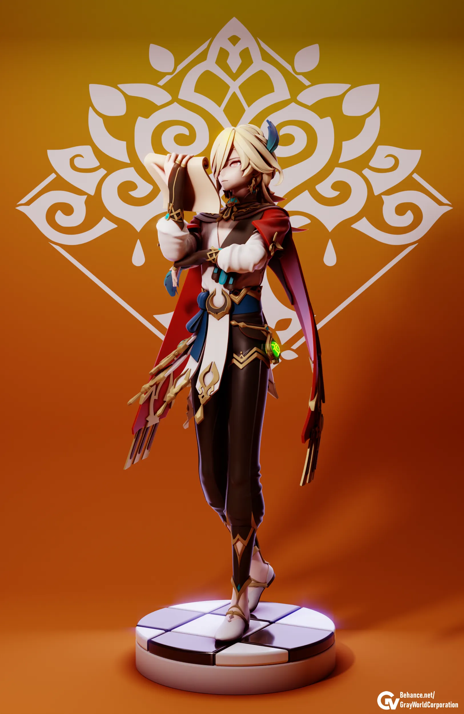 Characters & Creatures STL Download - Kaveh | Genshin Impactby Gray ...