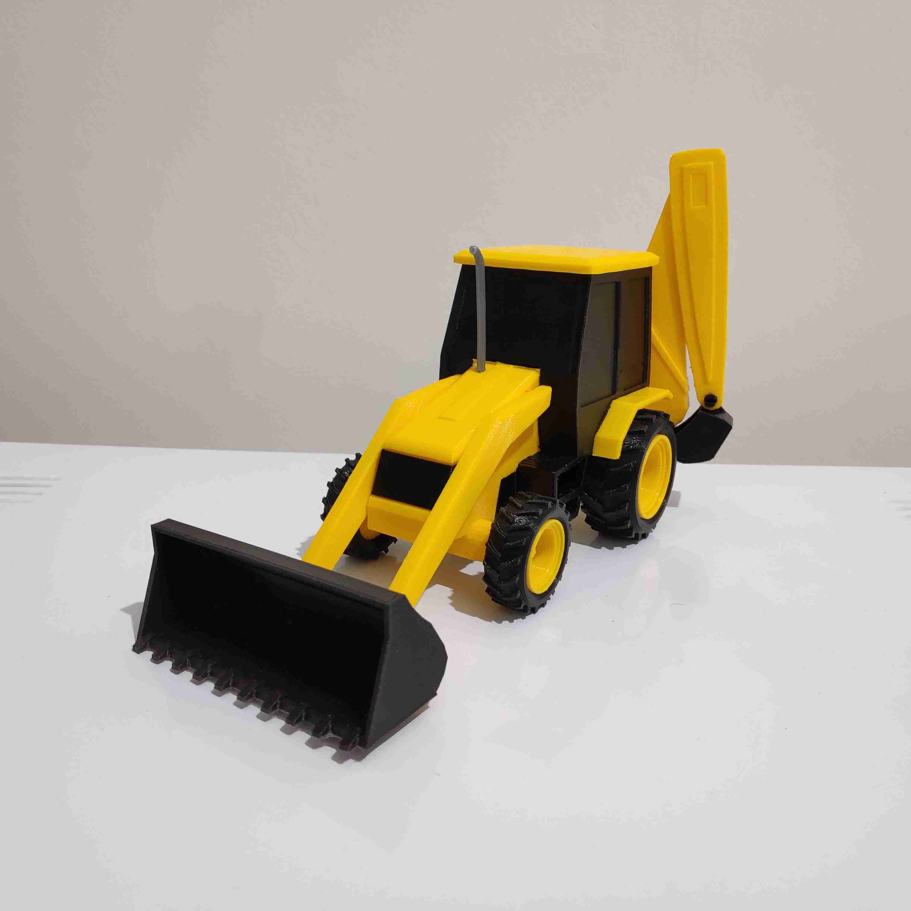 BACKHOE LOADER | 3D models download | Creality Cloud